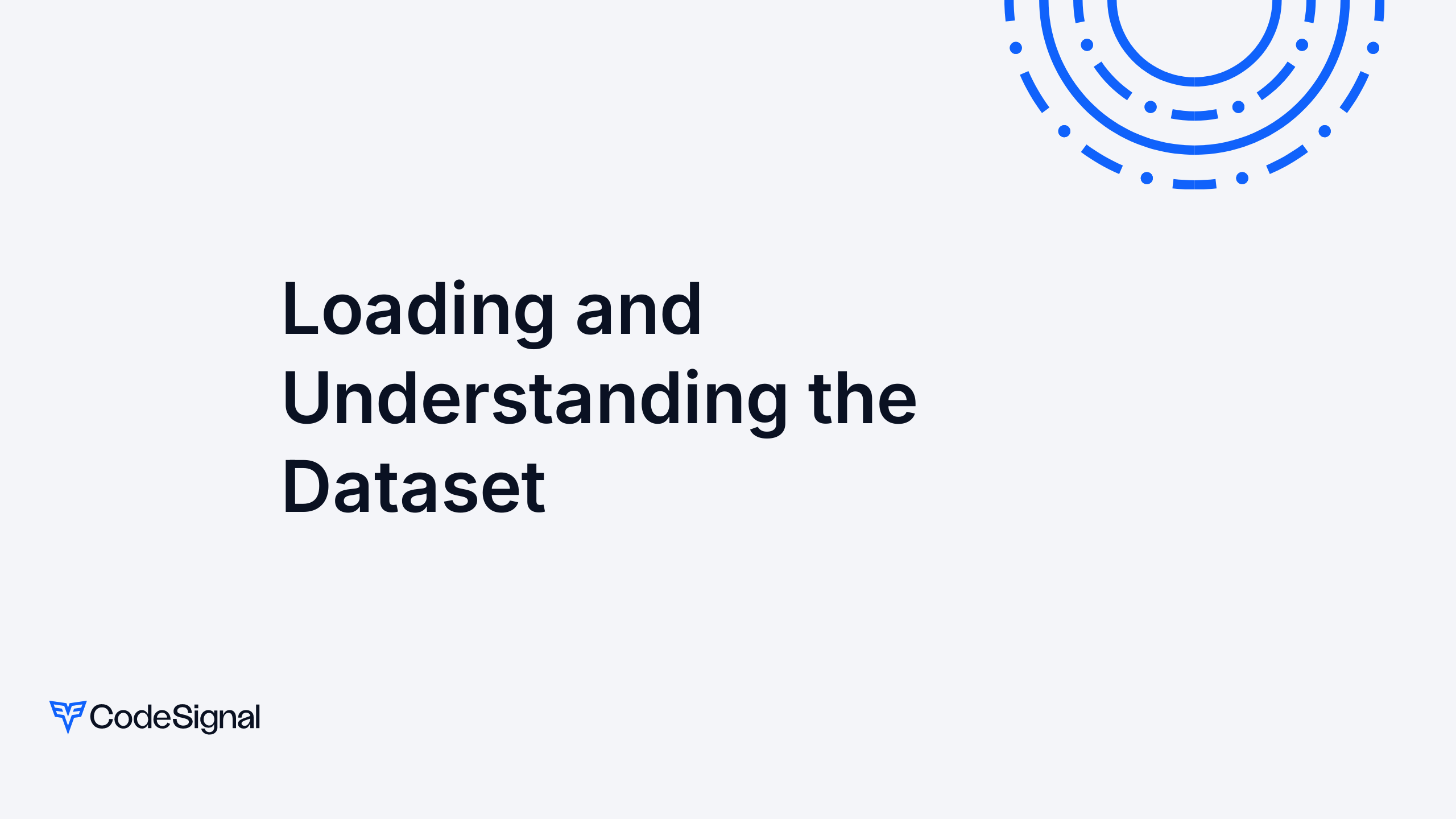 Loading and Understanding the Dataset | CodeSignal Learn