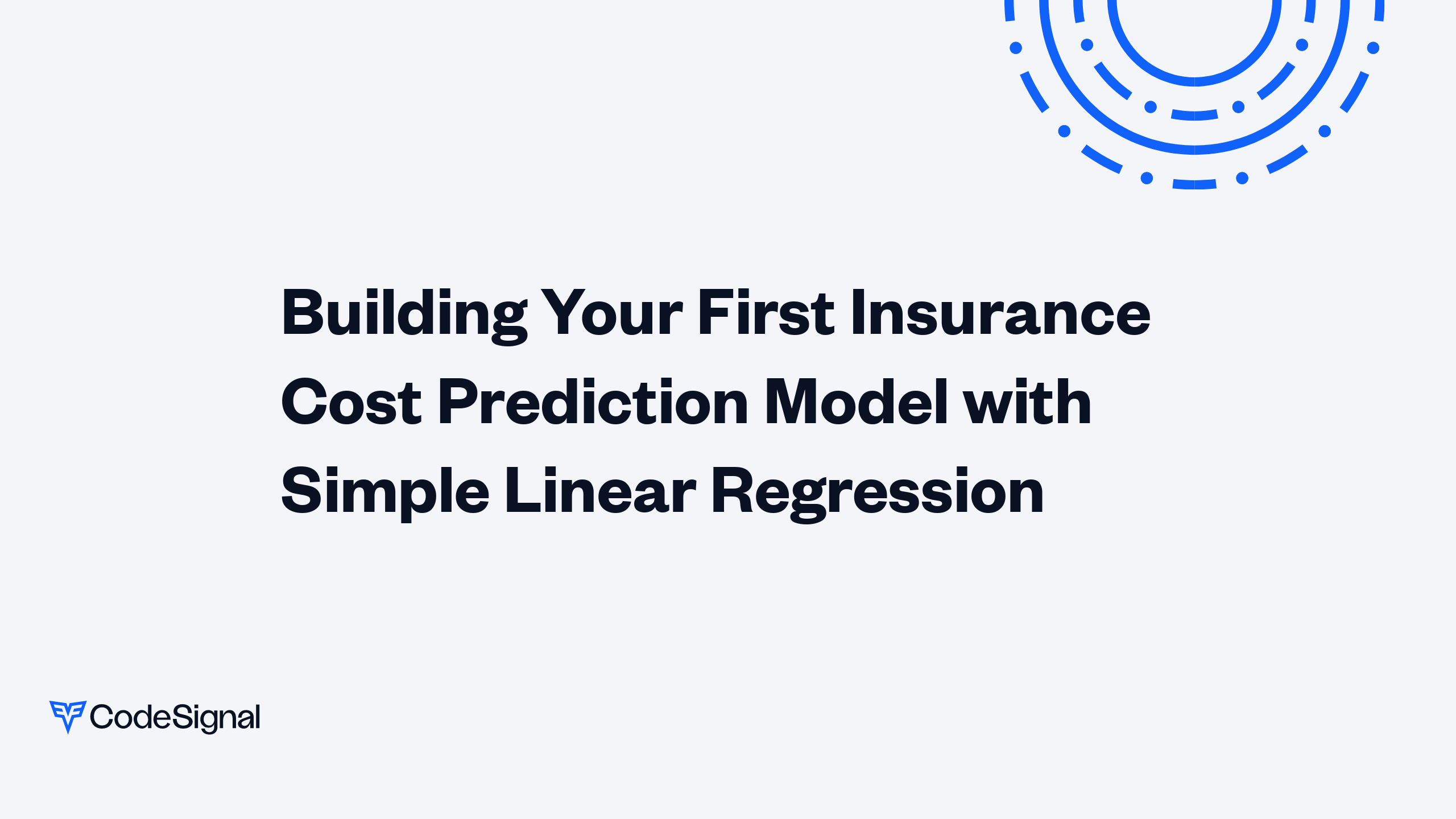 Building Your First Insurance Cost Prediction Model with Simple Linear ...