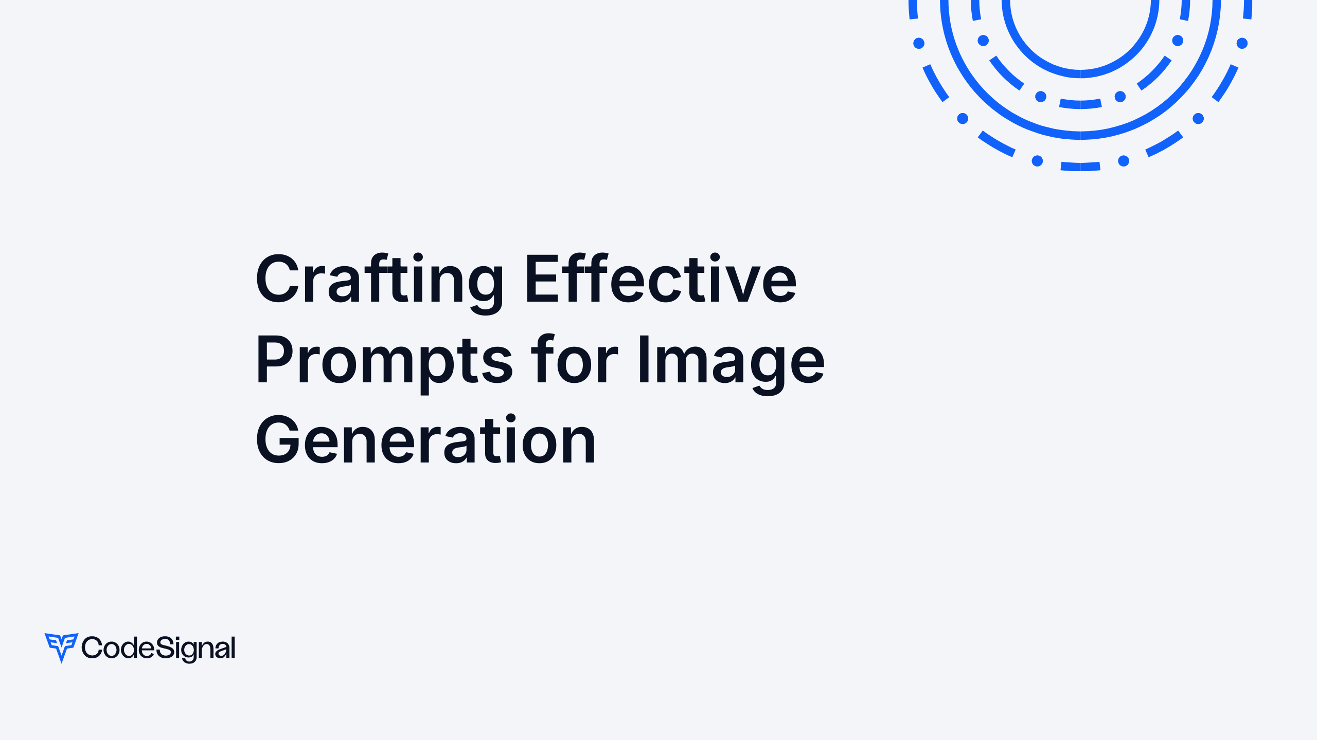 Crafting Effective Prompts for Image Generation | CodeSignal Learn