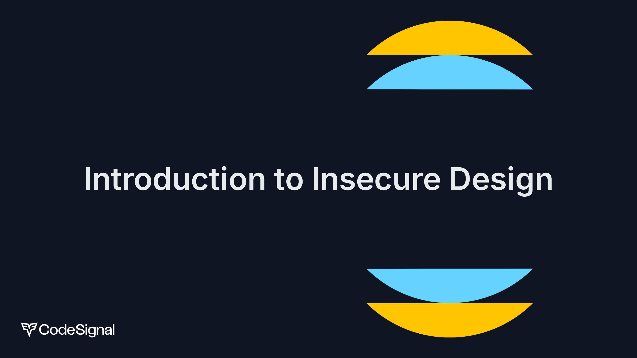 Introduction to Insecure Design | CodeSignal Learn