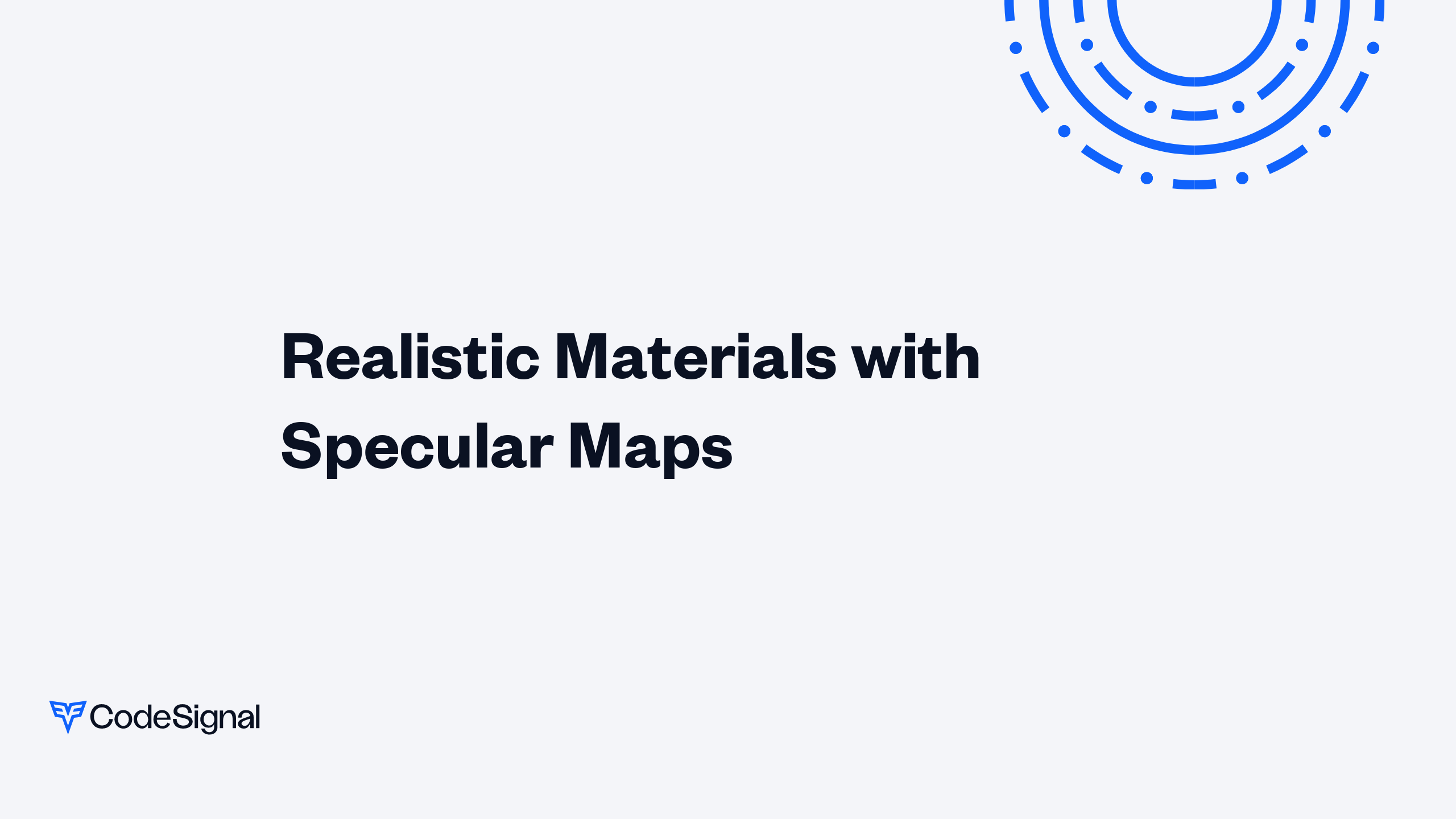 Realistic Materials with Specular Maps | CodeSignal Learn