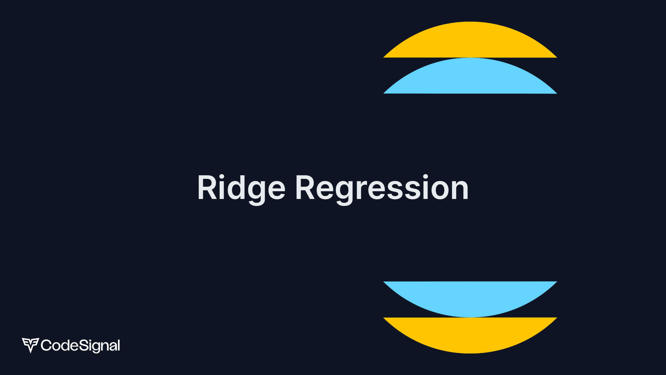 Ridge Regression | CodeSignal Learn