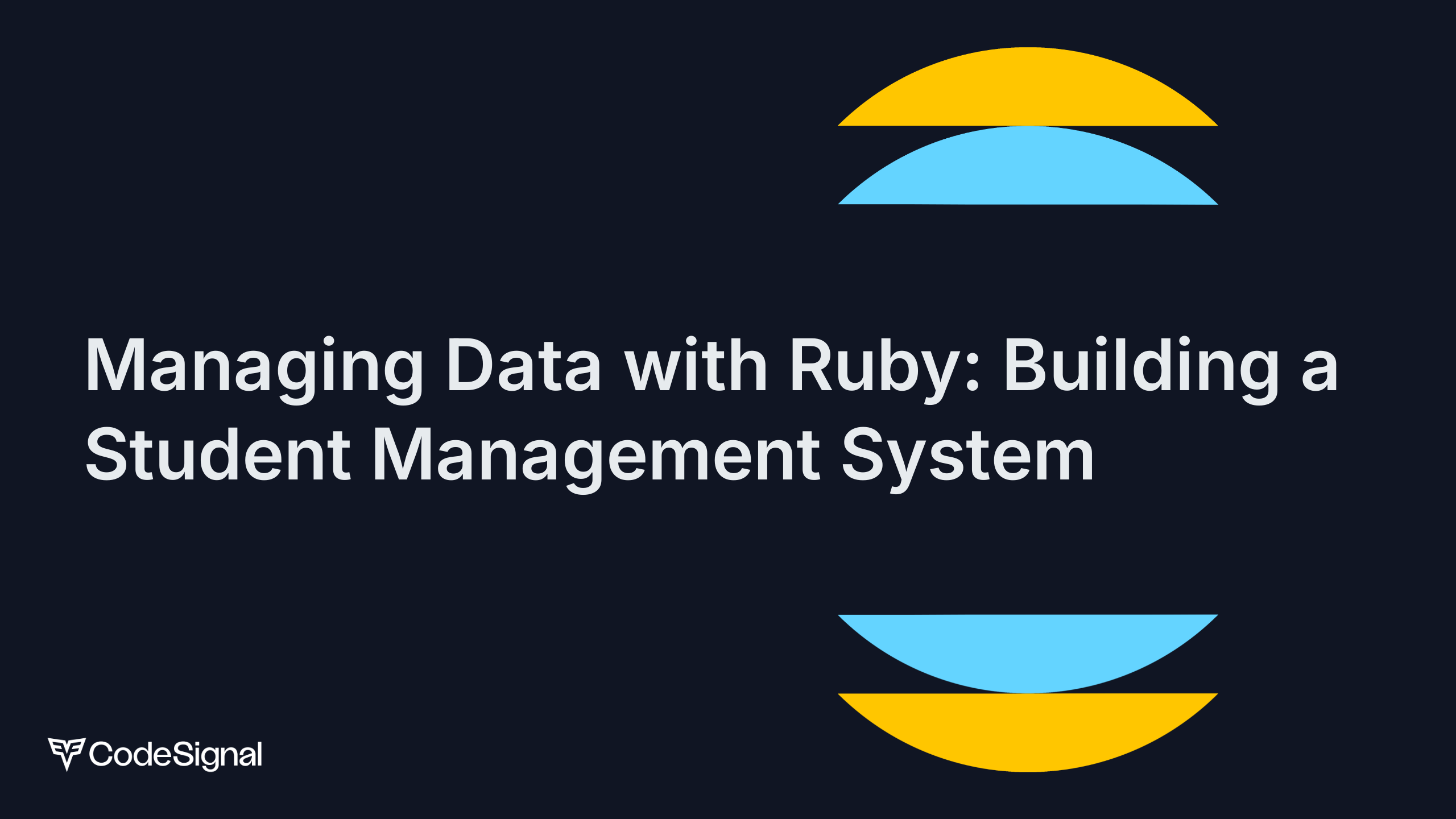 Managing Data with Ruby: Building a Student Management System ... Managing Data with Ruby: Building a Student Management System ...