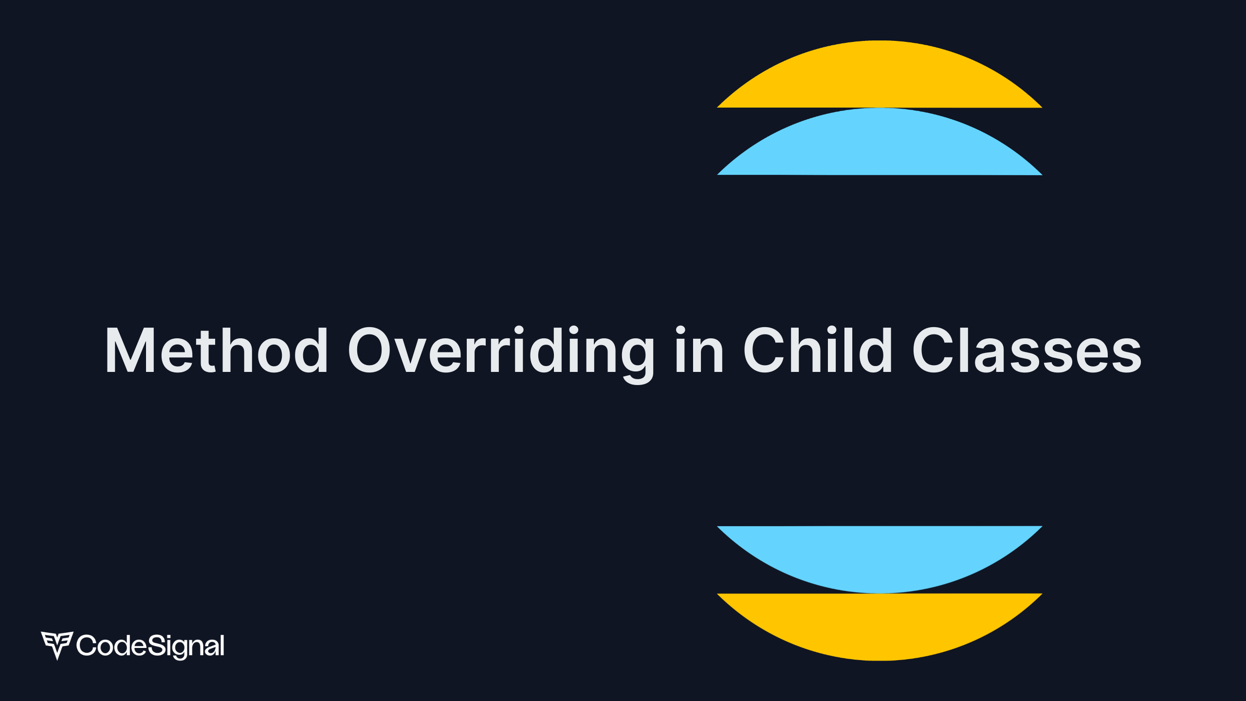 Method Overriding in Child Classes | CodeSignal Learn Method Overriding in Child Classes | CodeSignal Learn