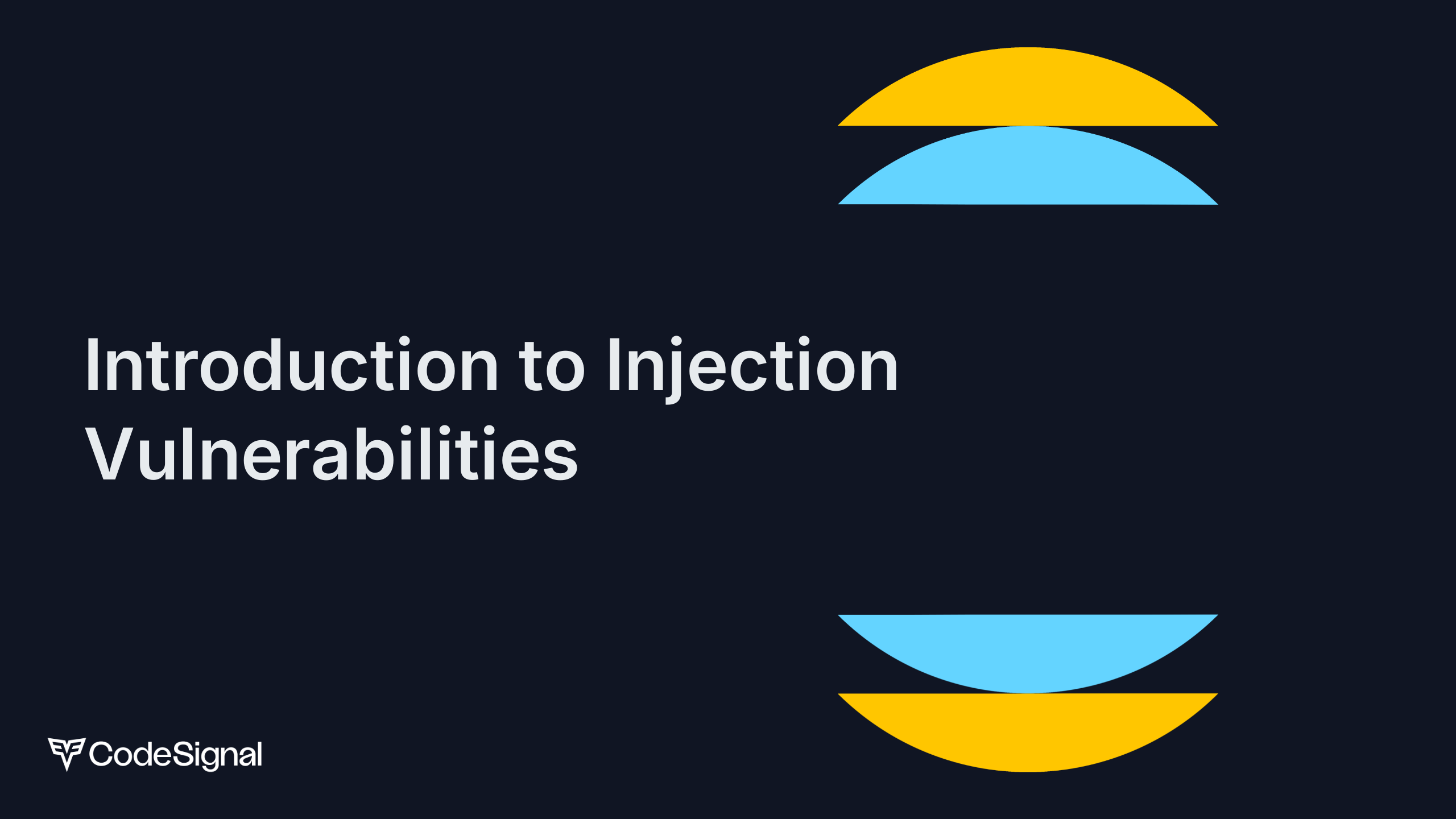 Introduction to Injection Vulnerabilities | CodeSignal Learn