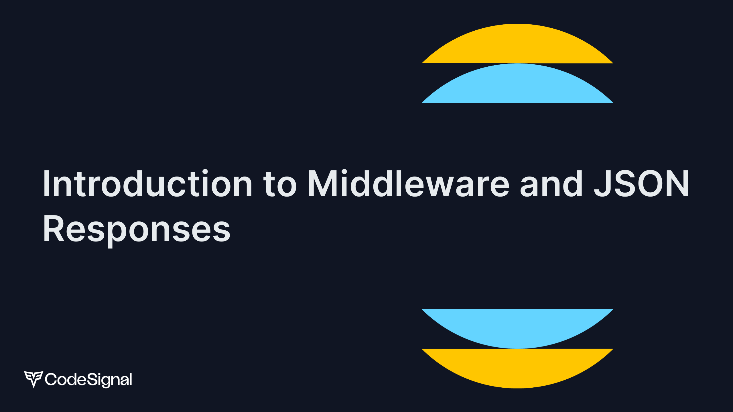 Basic Middleware and JSON Responses | CodeSignal Learn Basic Middleware and JSON Responses | CodeSignal Learn