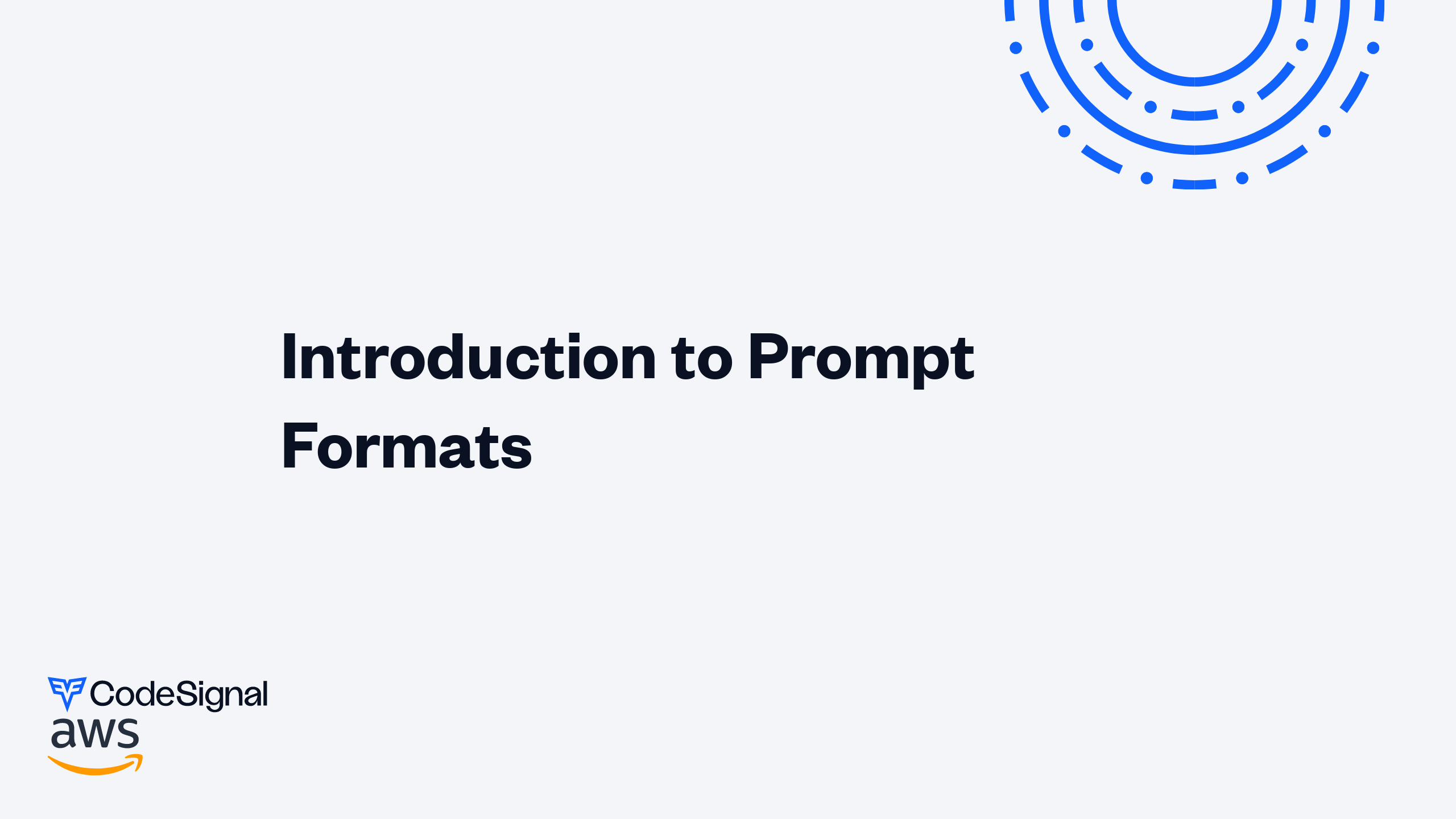 Introduction to Prompt Formats | CodeSignal Learn