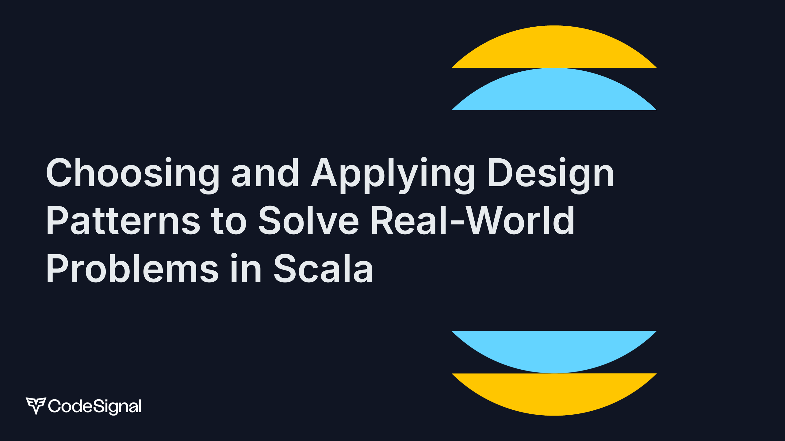 Choosing And Applying Design Patterns To Solve Real World Problems In