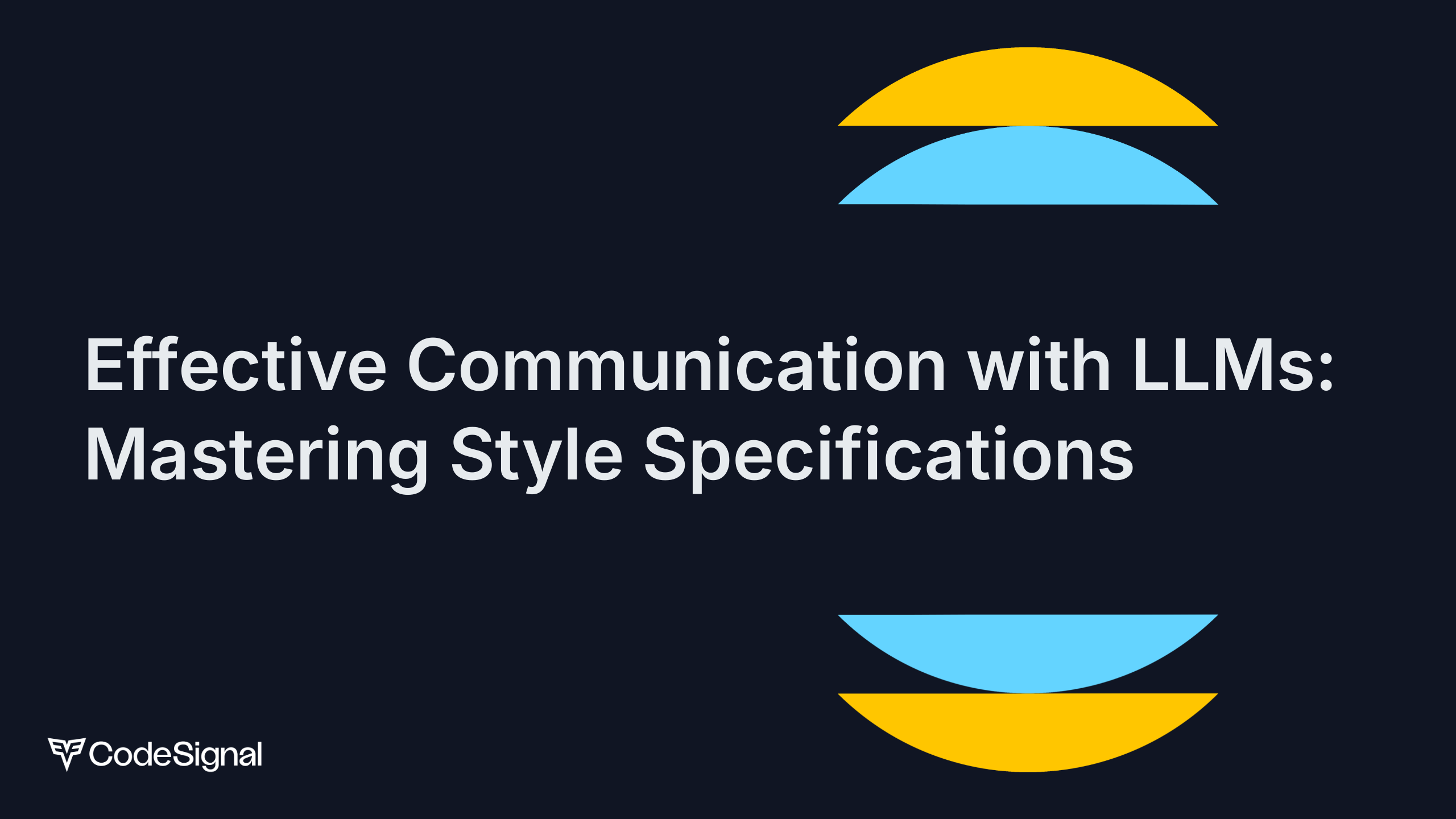 Effective Communication with LLMs: Mastering Style Specifications | CodeSignal Learn