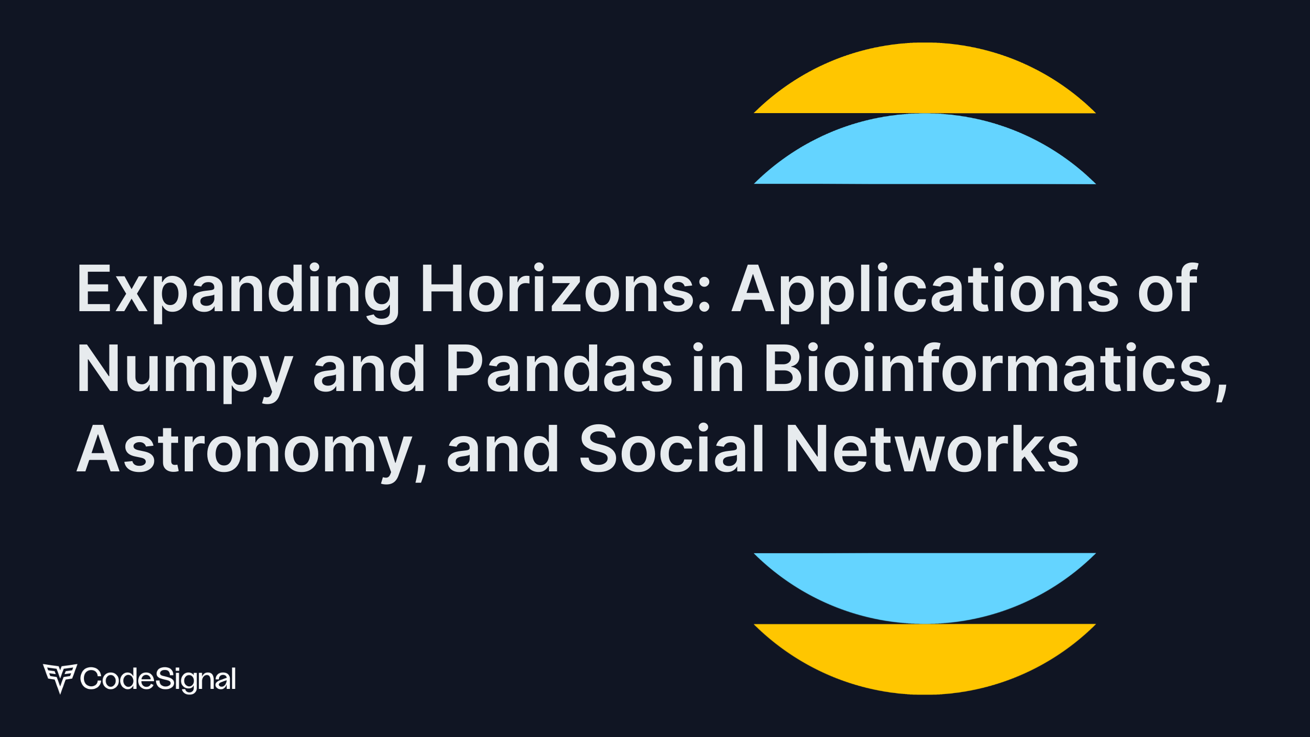 Expanding Horizons Applications Of Numpy And Pandas In Bioinformatics