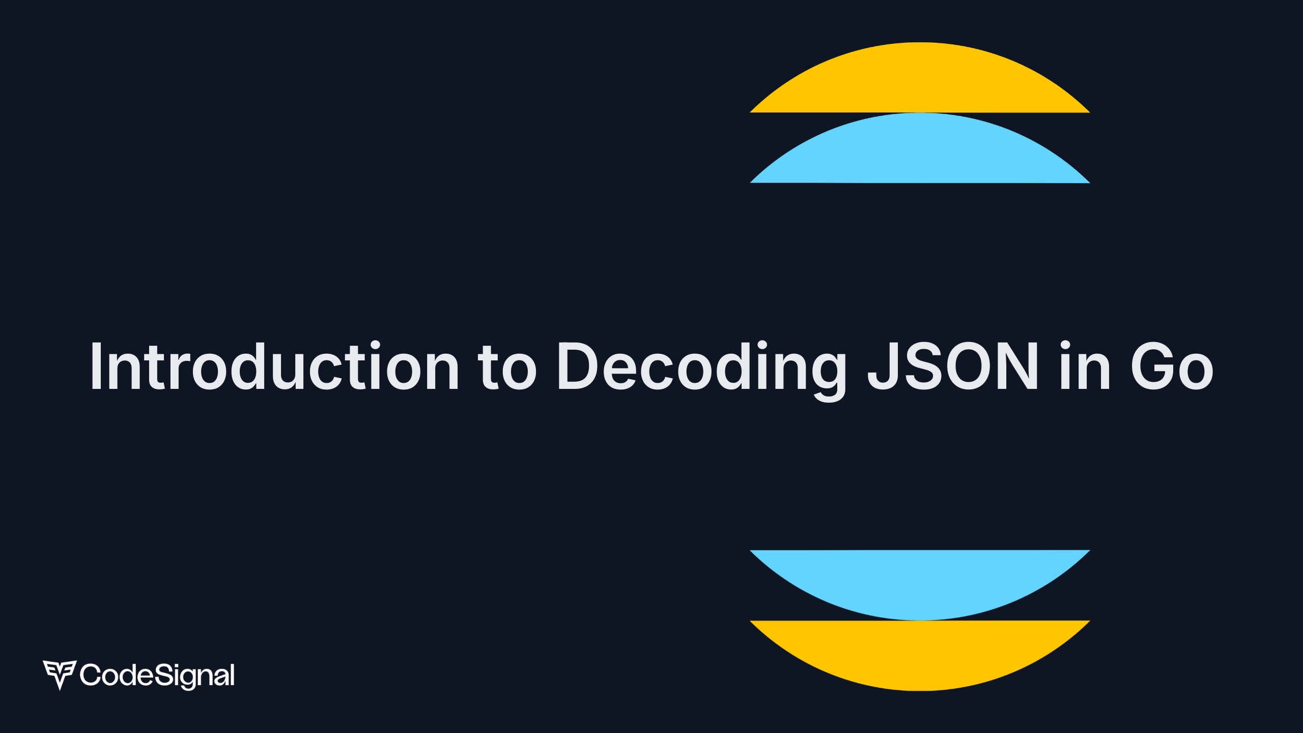 Decoding JSON into Structs in Go | CodeSignal Learn