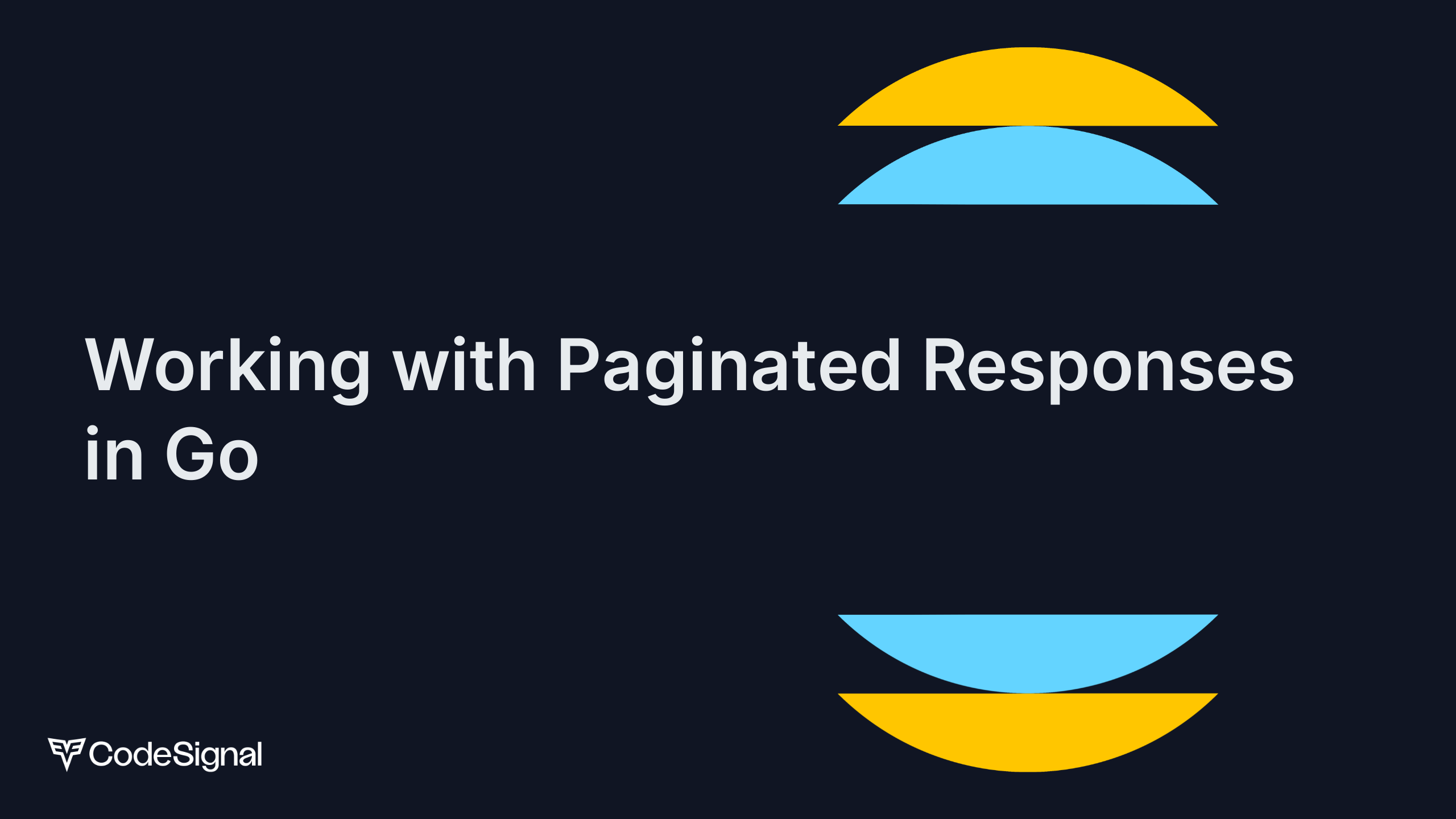 Working with Paginated Responses in Go | CodeSignal Learn