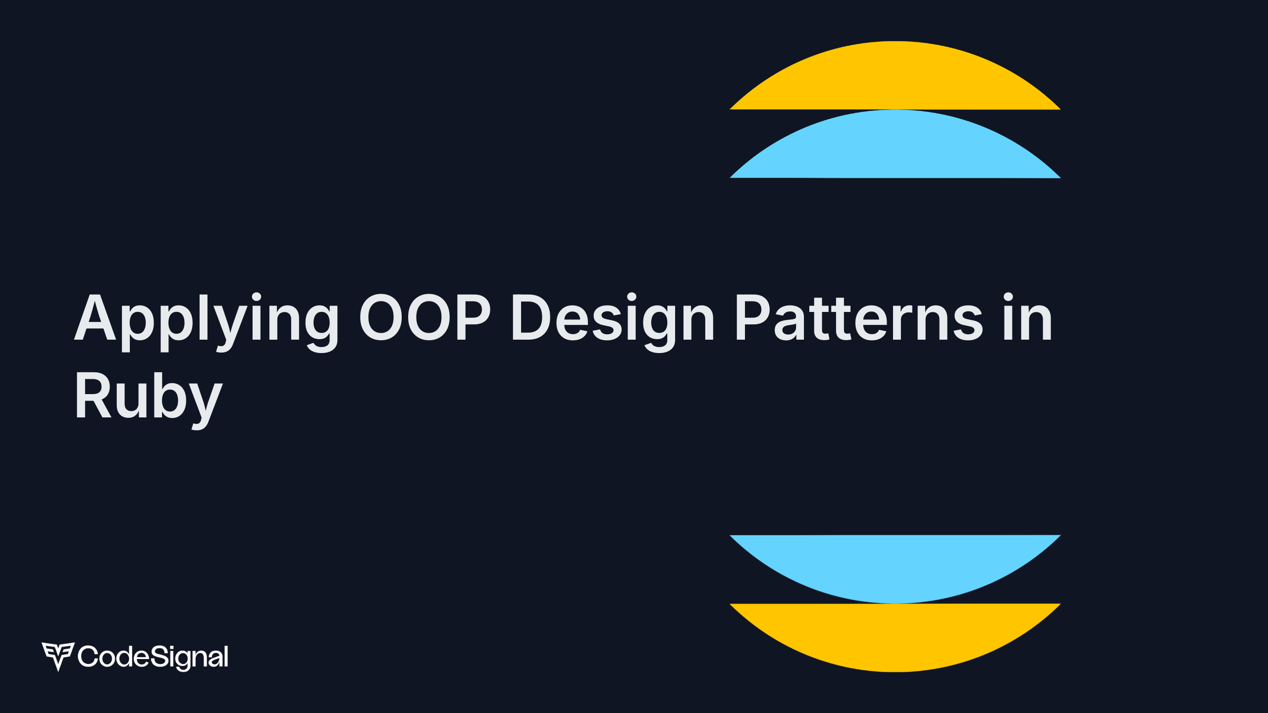 Applying OOP Design Patterns in Ruby | CodeSignal Learn Applying OOP Design Patterns in Ruby | CodeSignal Learn