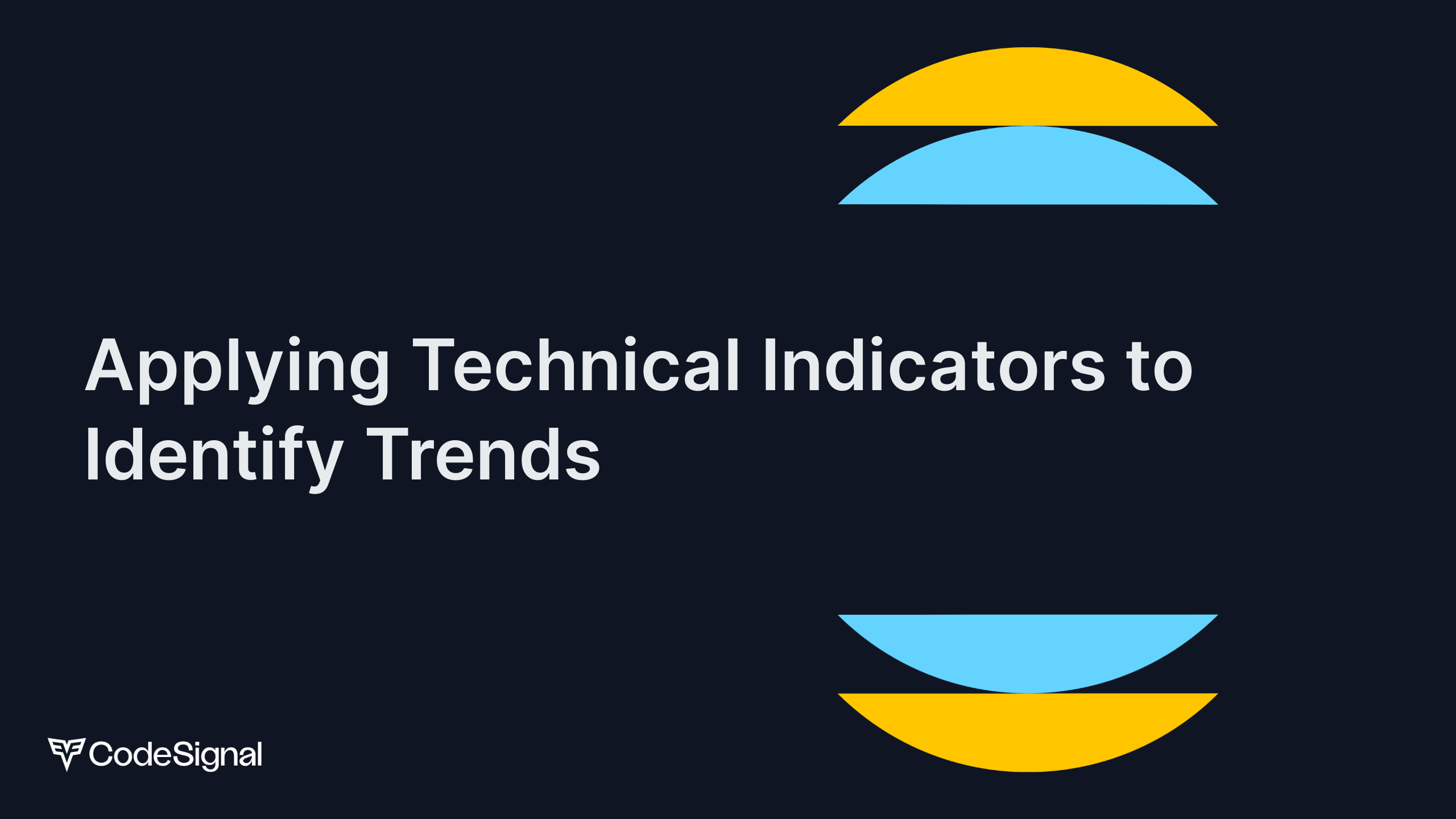 Applying Technical Indicators to Identify Trends | CodeSignal Learn
