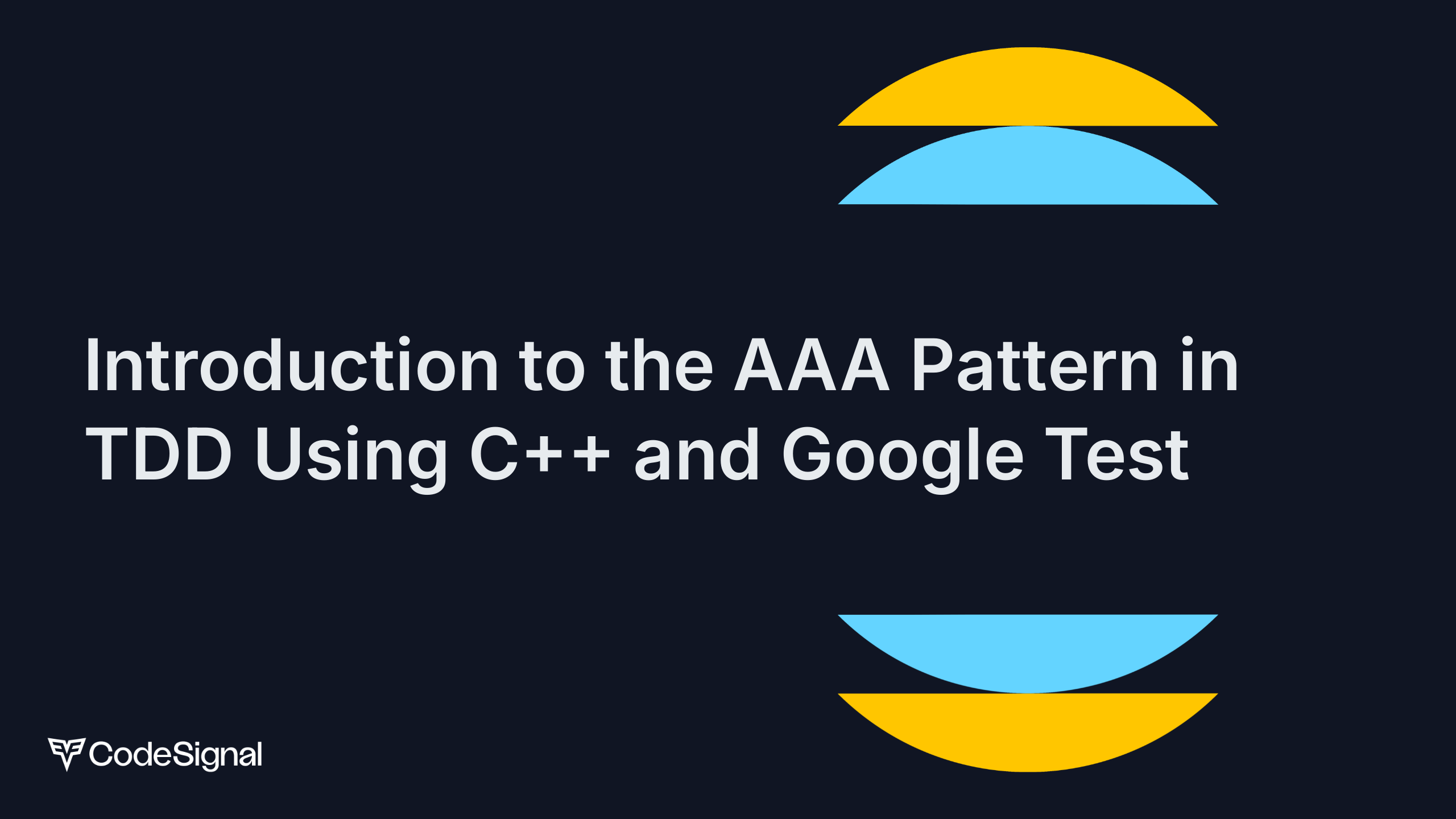 Introduction to the AAA Pattern in TDD Using C++ and Google Test ...