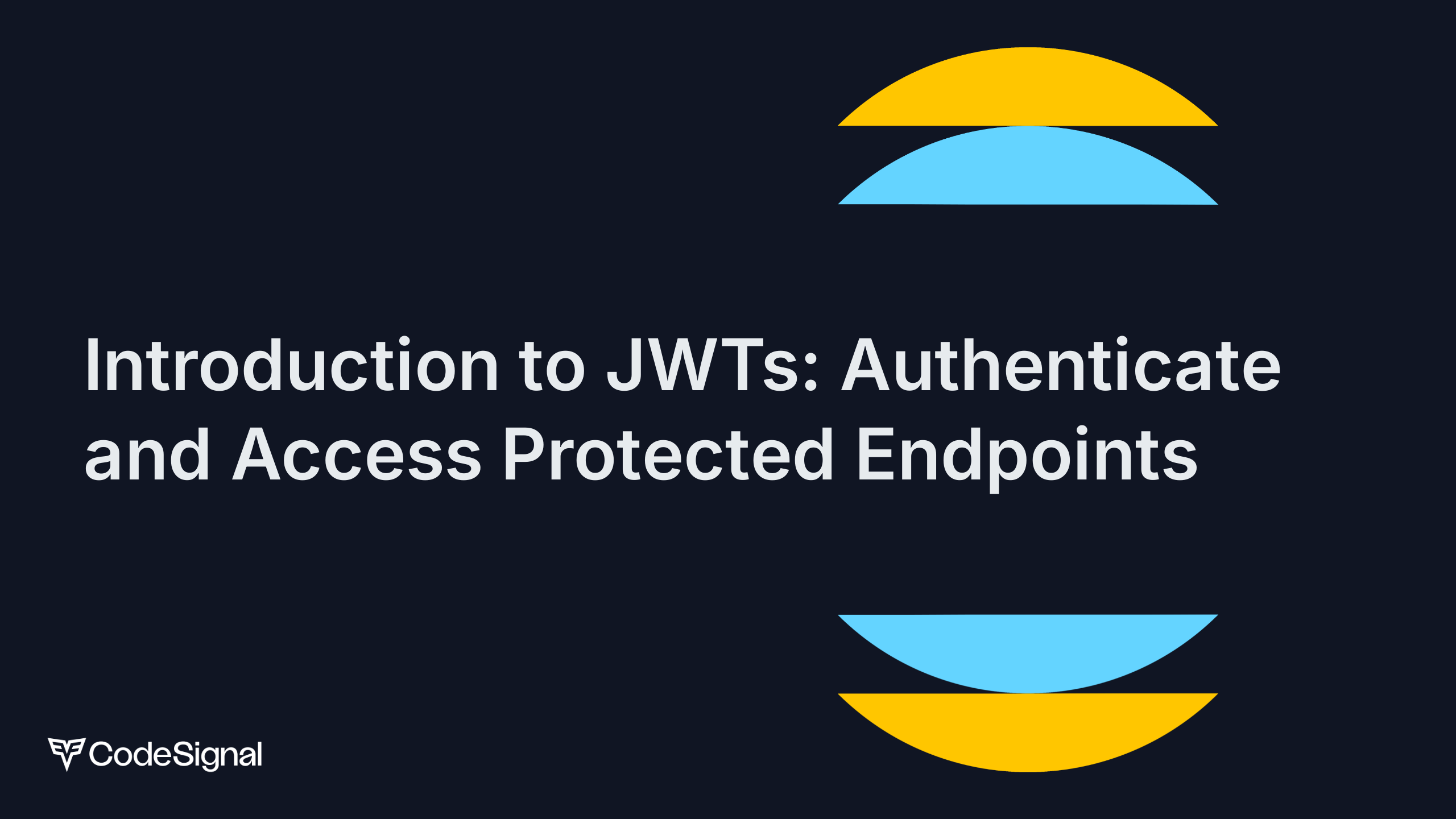 Introduction To Jwts Authenticate And Access Protected Endpoints Codesignal Learn