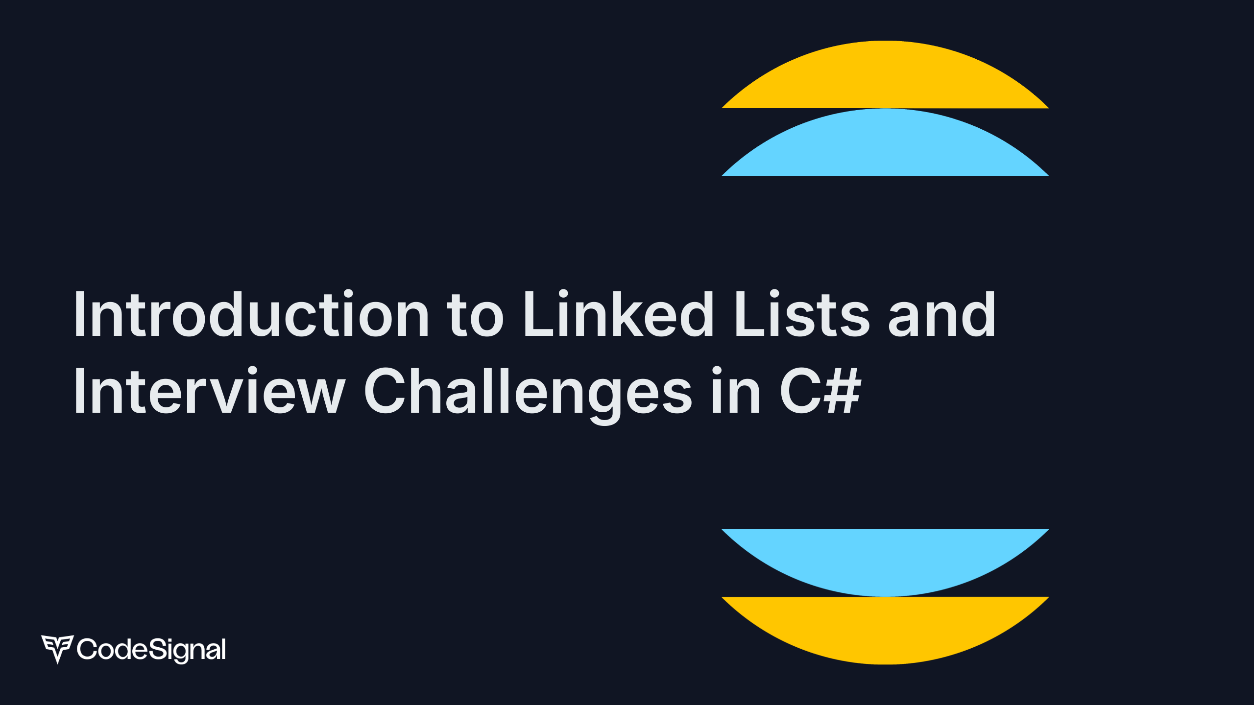 Introduction to Linked Lists and Interview Challenges in C# ... Introduction to Linked Lists and Interview Challenges in C# ...