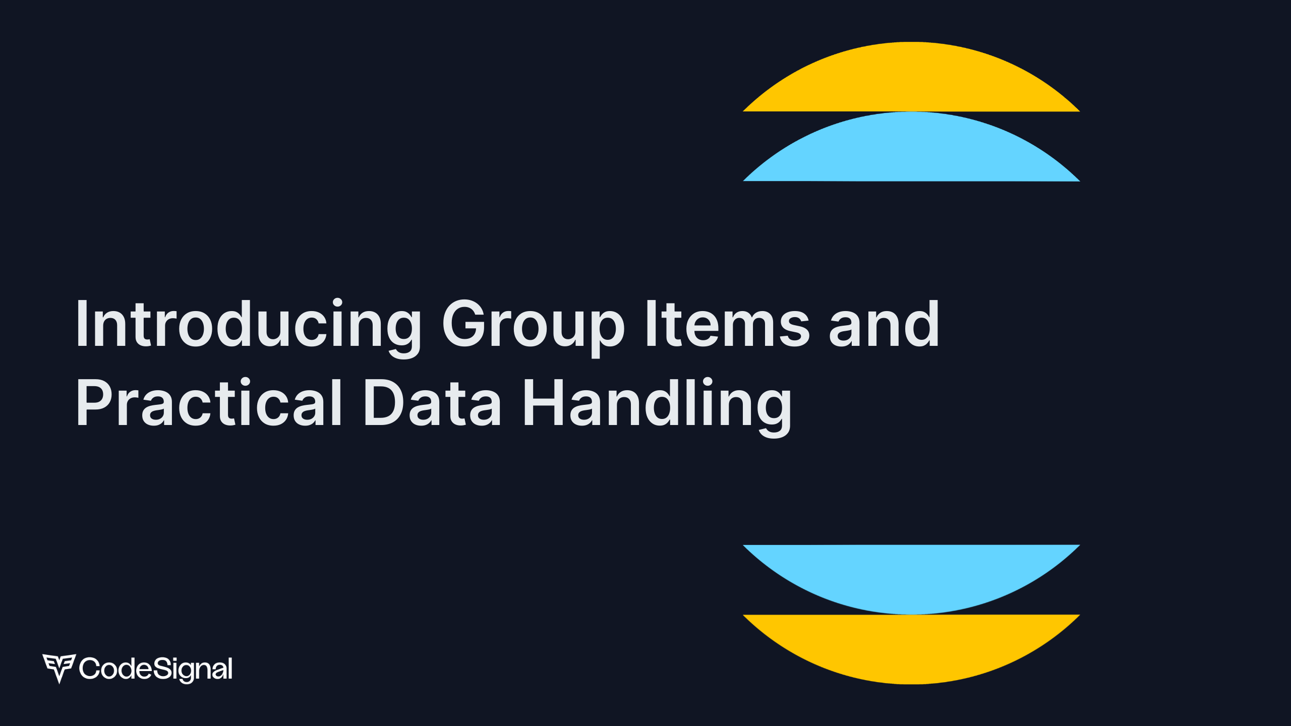 Group Items and Practical Data Handling | CodeSignal Learn Group Items and Practical Data Handling | CodeSignal Learn