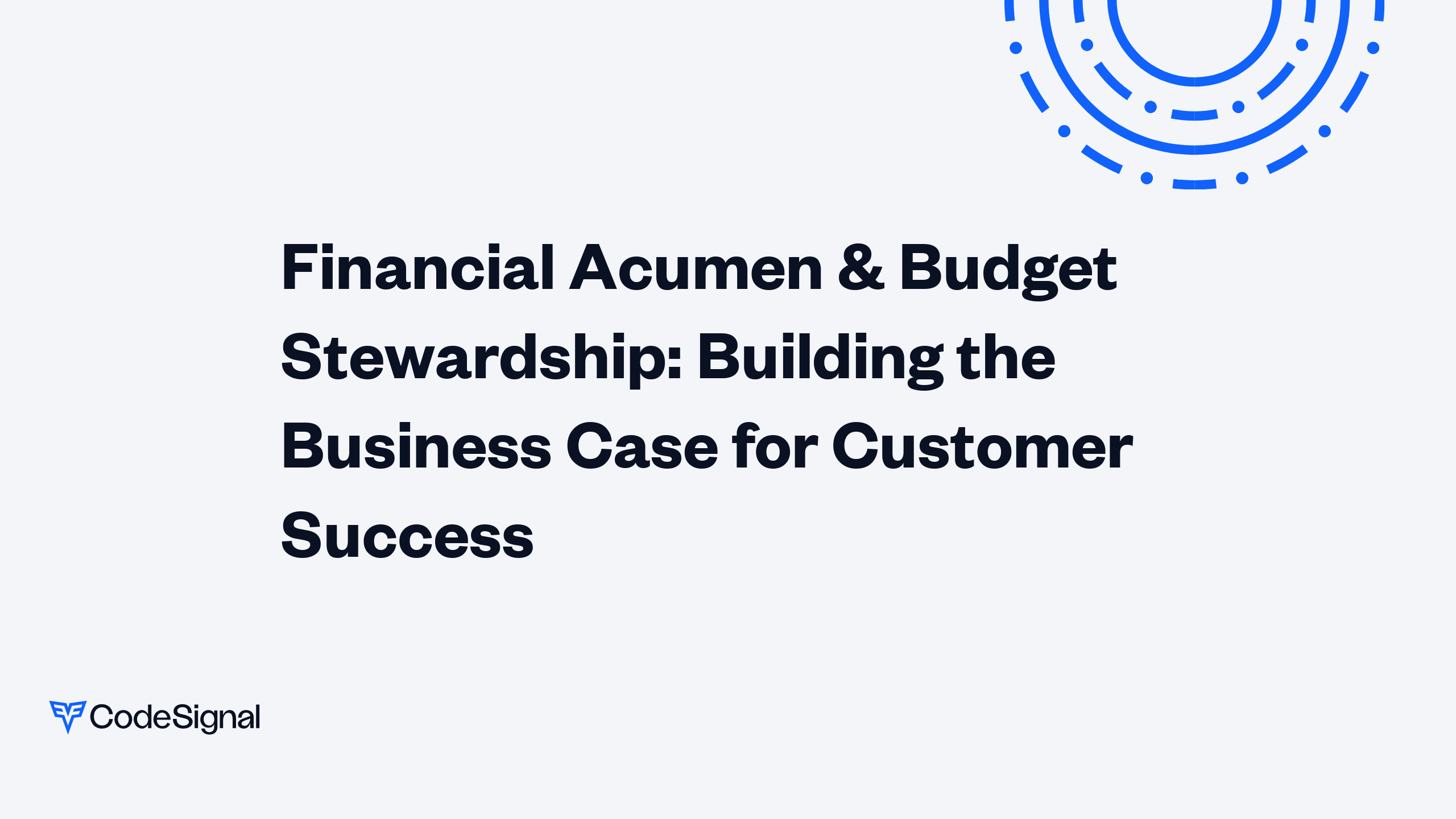 Financial Acumen & Budget Stewardship | CodeSignal Learn