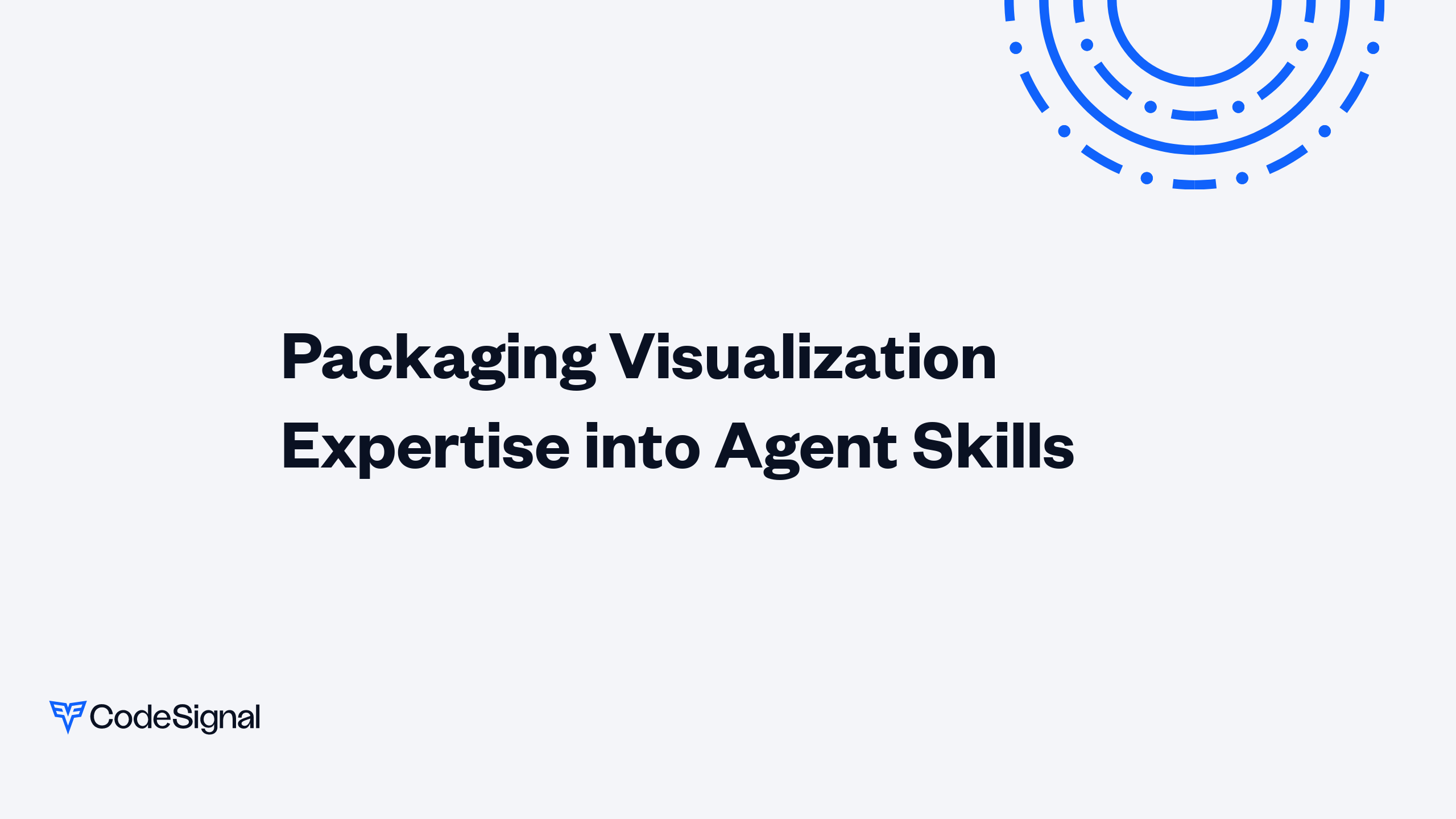 Packaging Visualization Expertise into Agent Skills | CodeSignal Learn