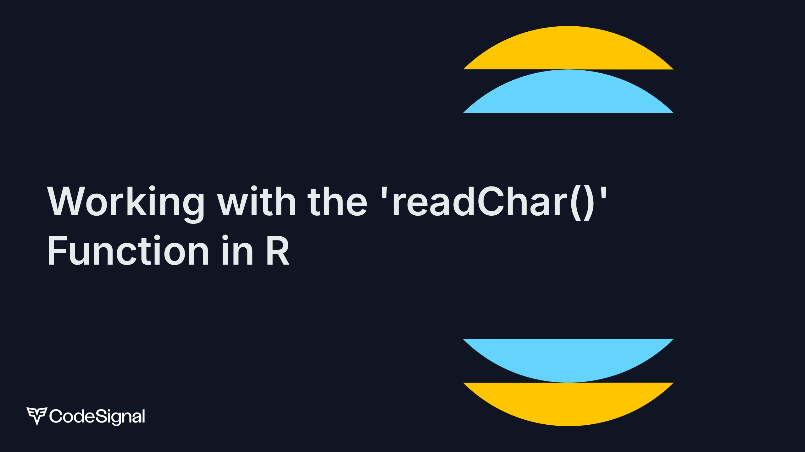 Working With The Readchar Function In R Codesignal Learn