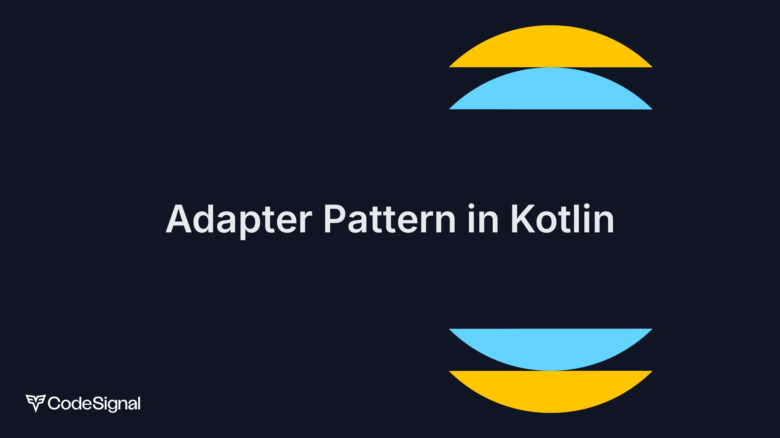 Adapter Pattern in Kotlin | CodeSignal Learn