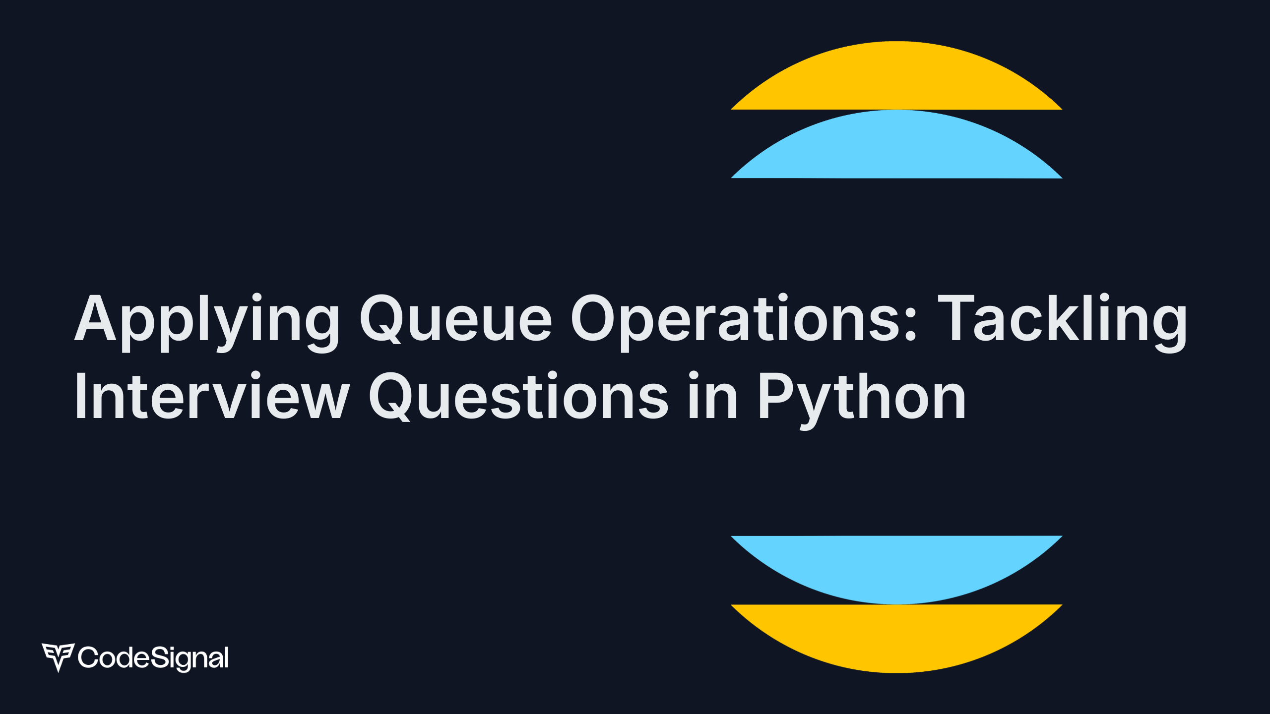 Applying Queue Operations Tackling Interview Questions In Python