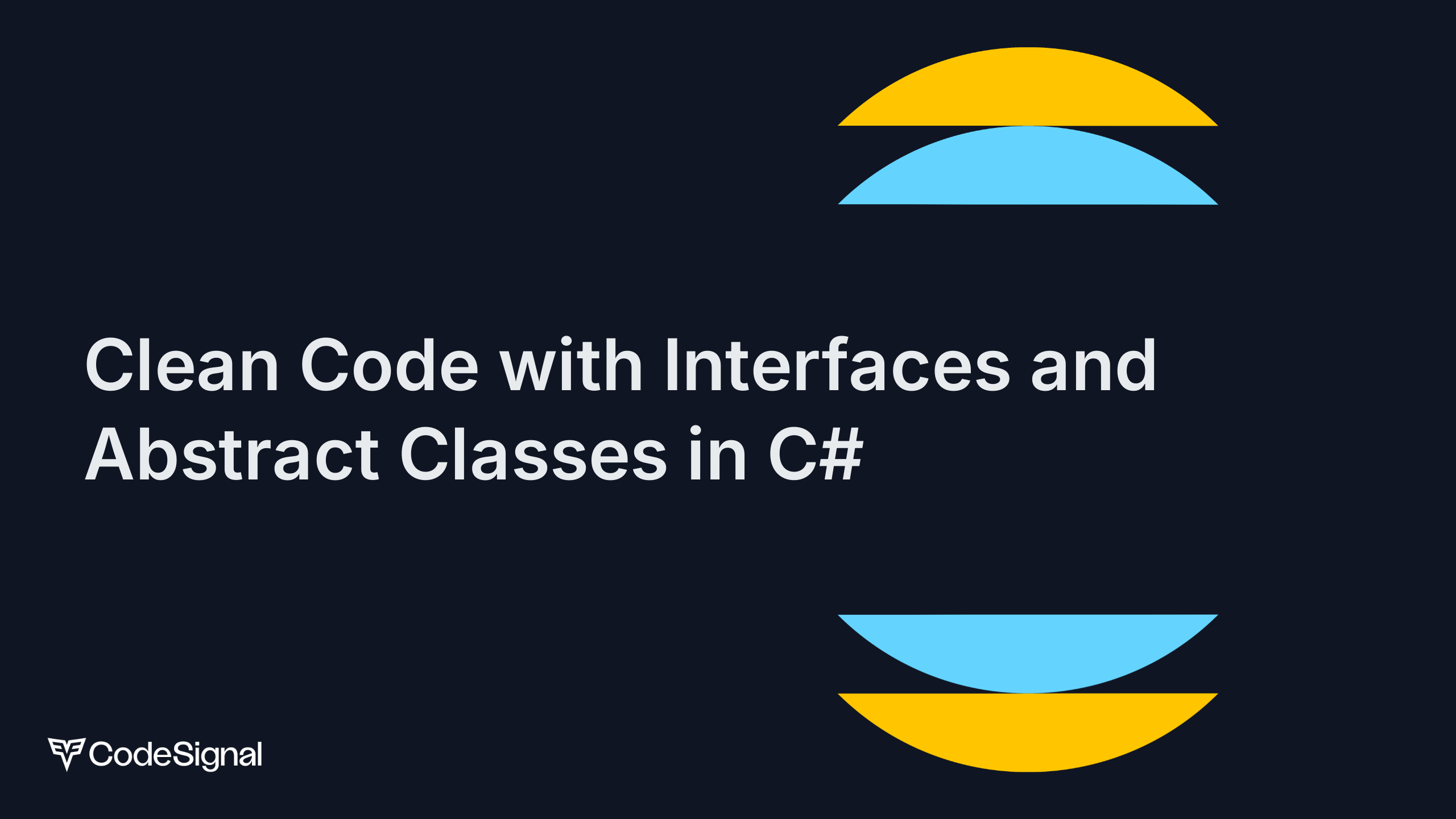 Clean Code with Interfaces and Abstract Classes in C# | CodeSignal Learn