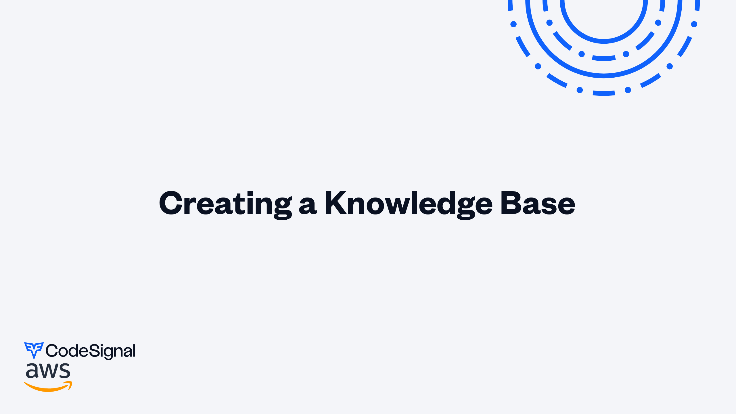 Creating a Knowledge Base | CodeSignal Learn