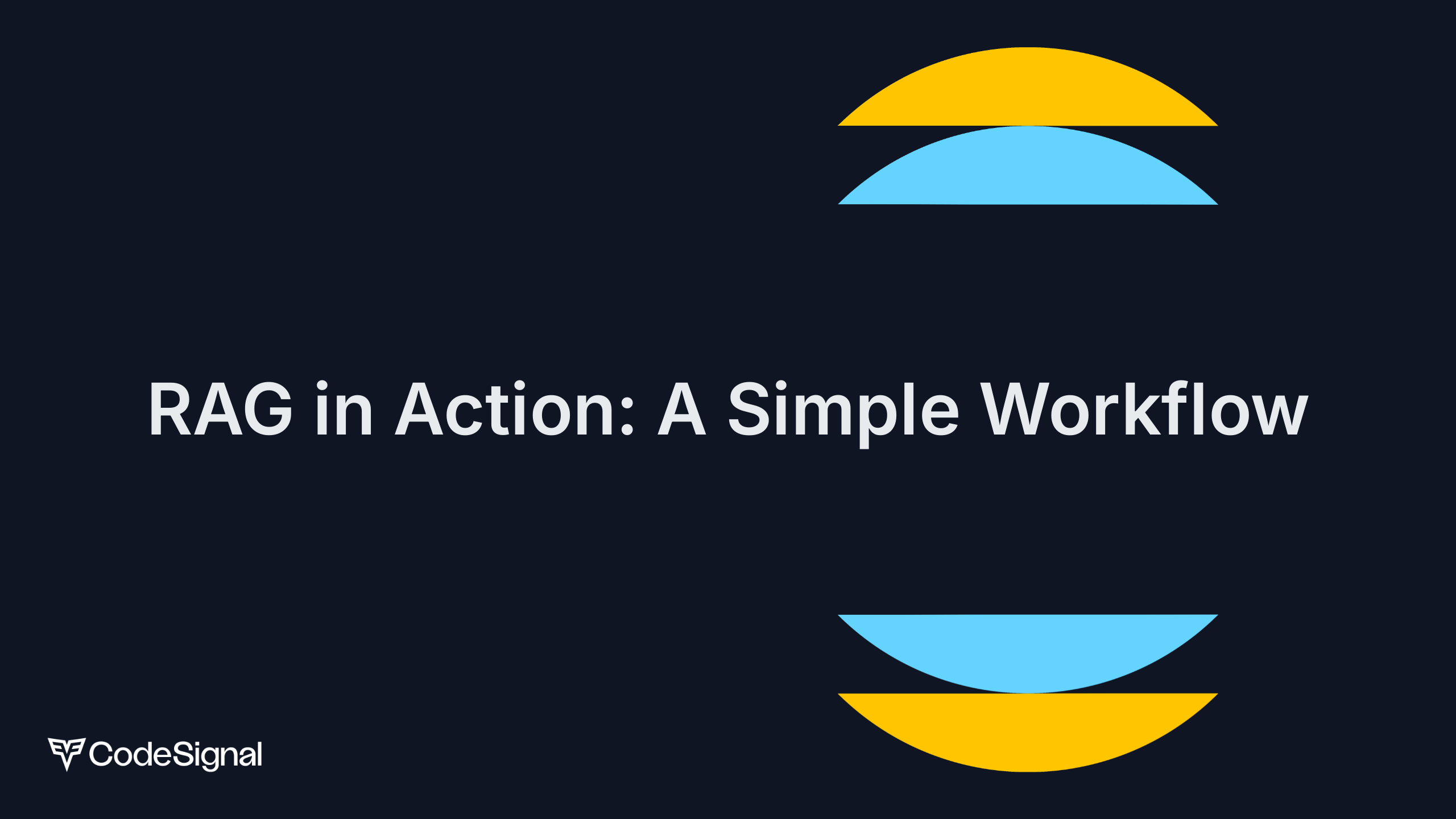 RAG in Action: A Simple Workflow | CodeSignal Learn