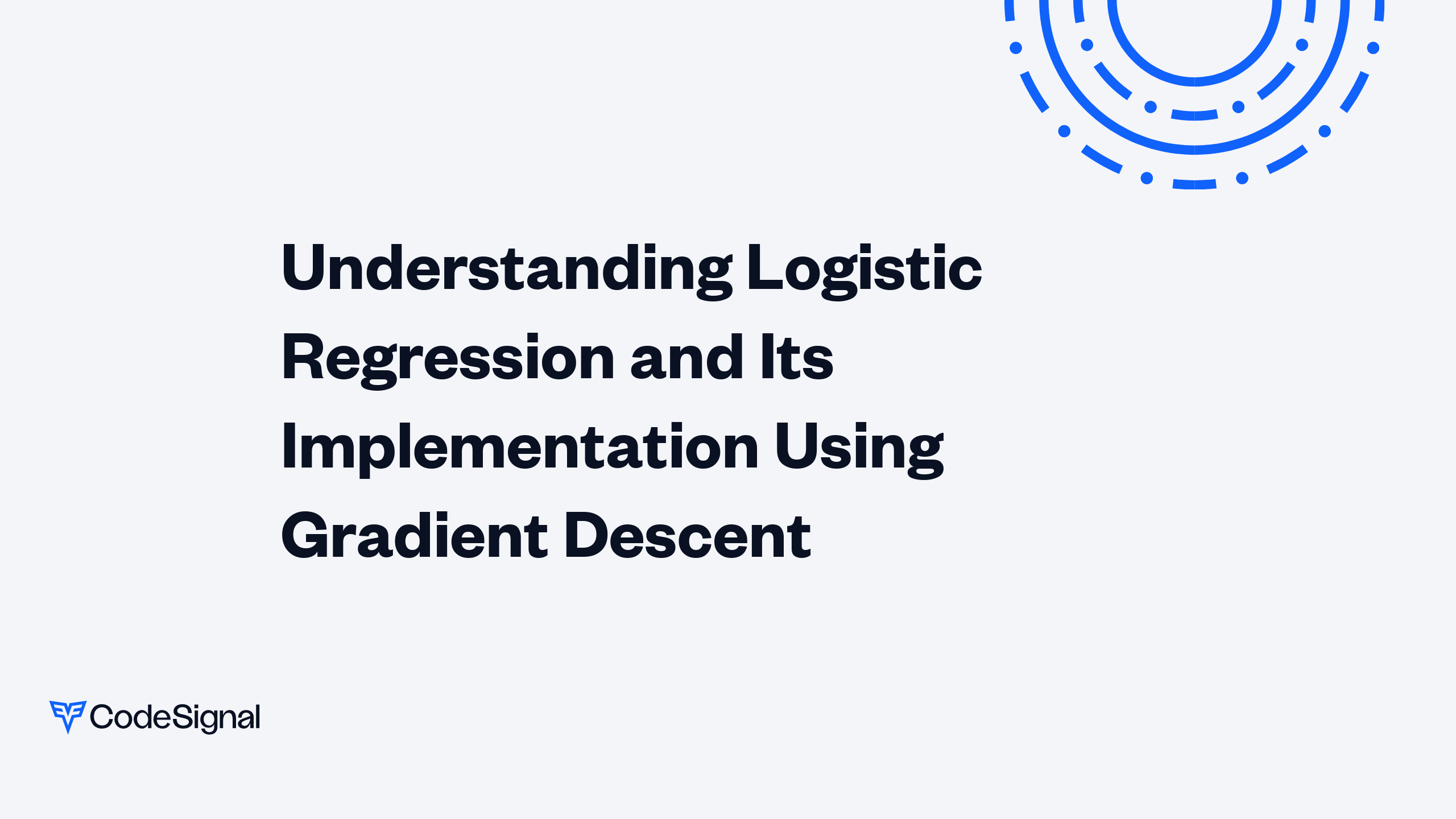 Understanding Logistic Regression and Its Implementation Using Gradient ...