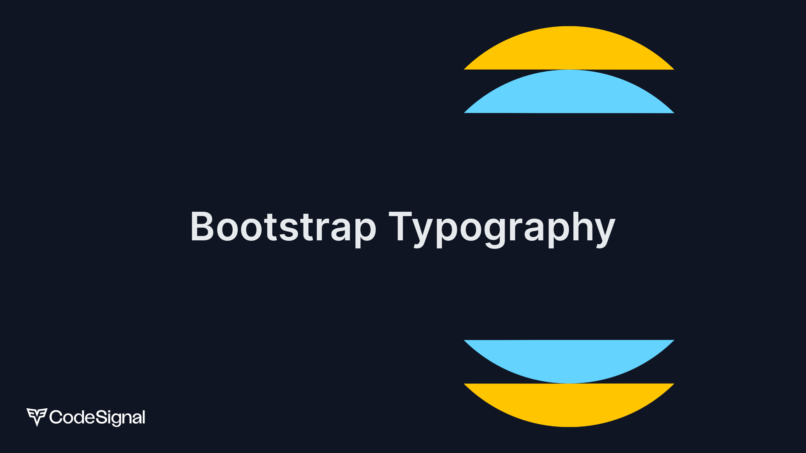 Bootstrap Typography | CodeSignal Learn
