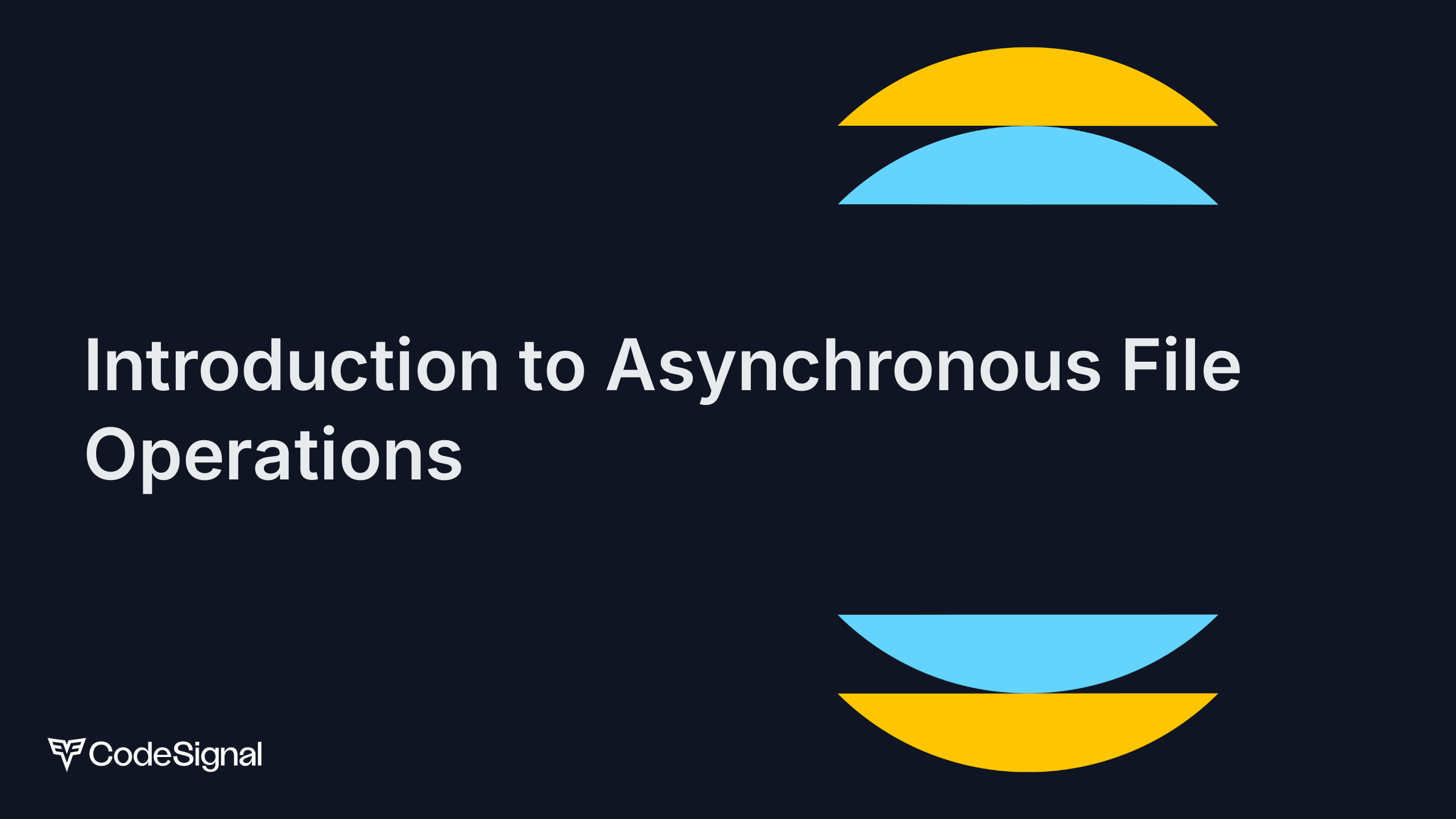 Asynchronous File Operations In Javascript Codesignal Learn