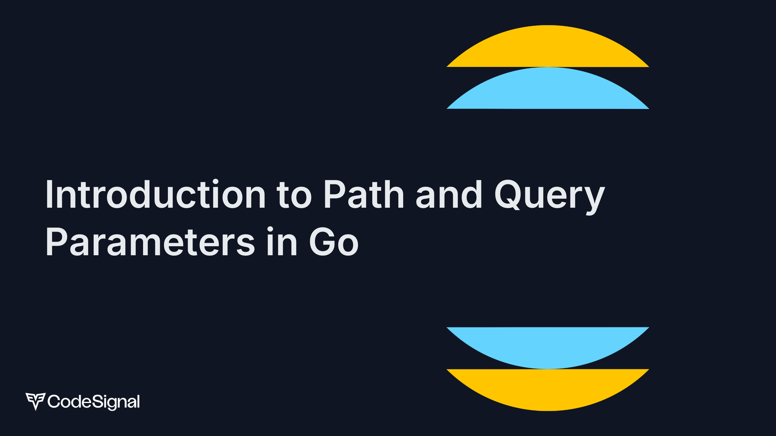 Introduction To Path And Query Parameters In Go Codesignal Learn