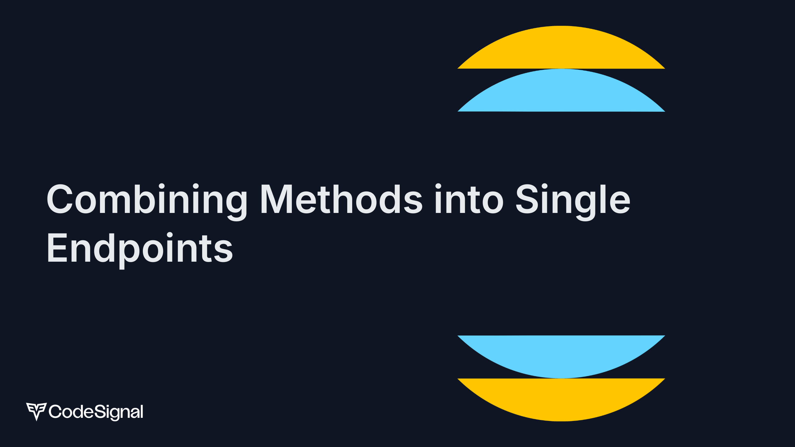 Combining Methods into Single Endpoints | CodeSignal Learn