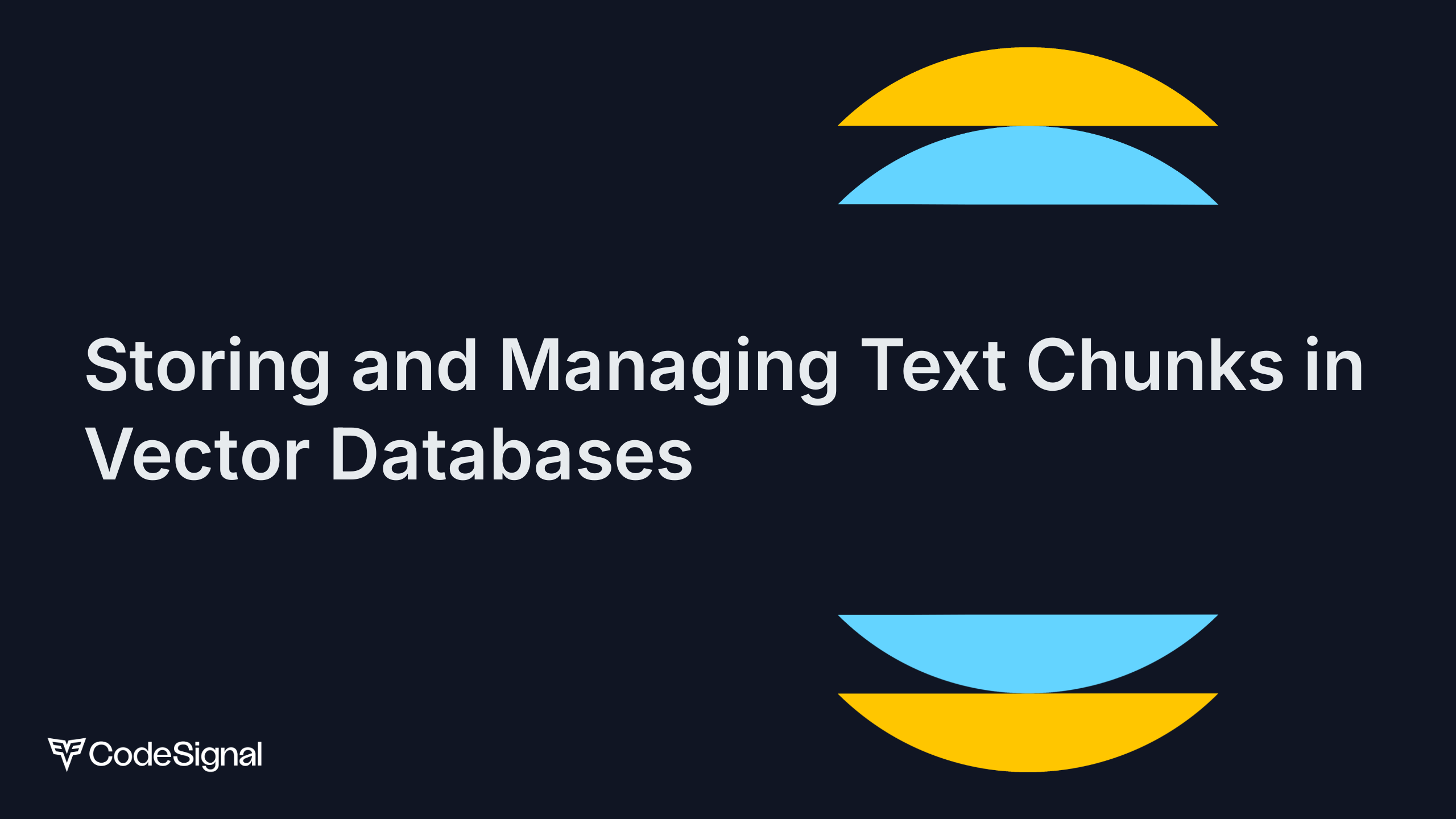Storing And Managing Text Chunks In Vector Databases Codesignal Learn 2510