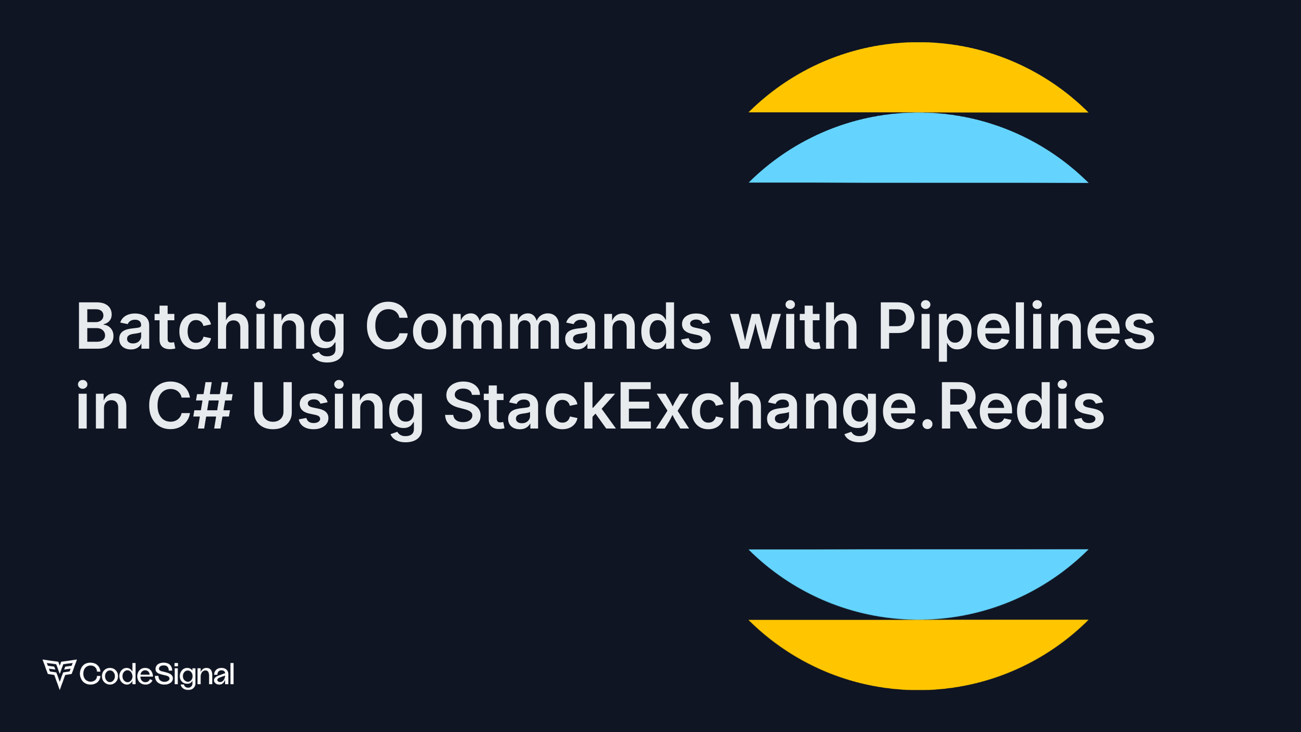 Batching Commands with Pipelines in C# Using StackExchange.Redis ...