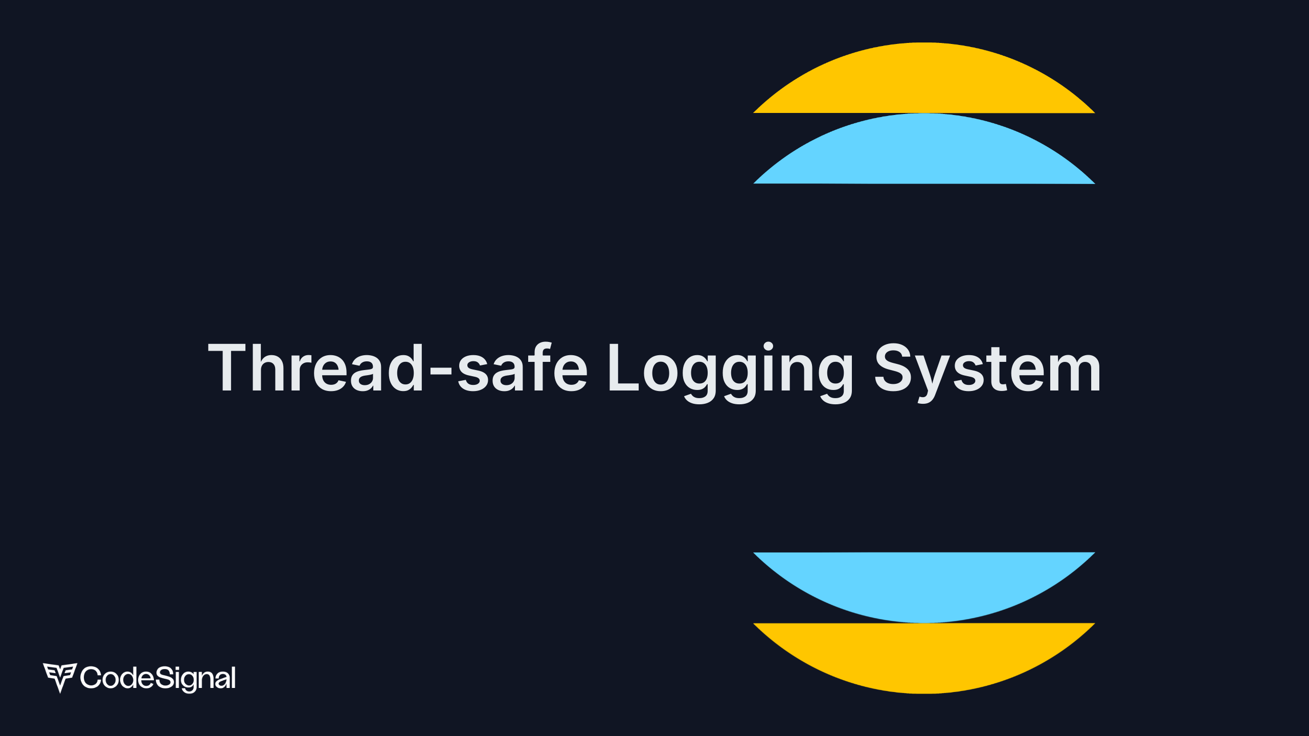 Thread-safe Logging System | CodeSignal Learn