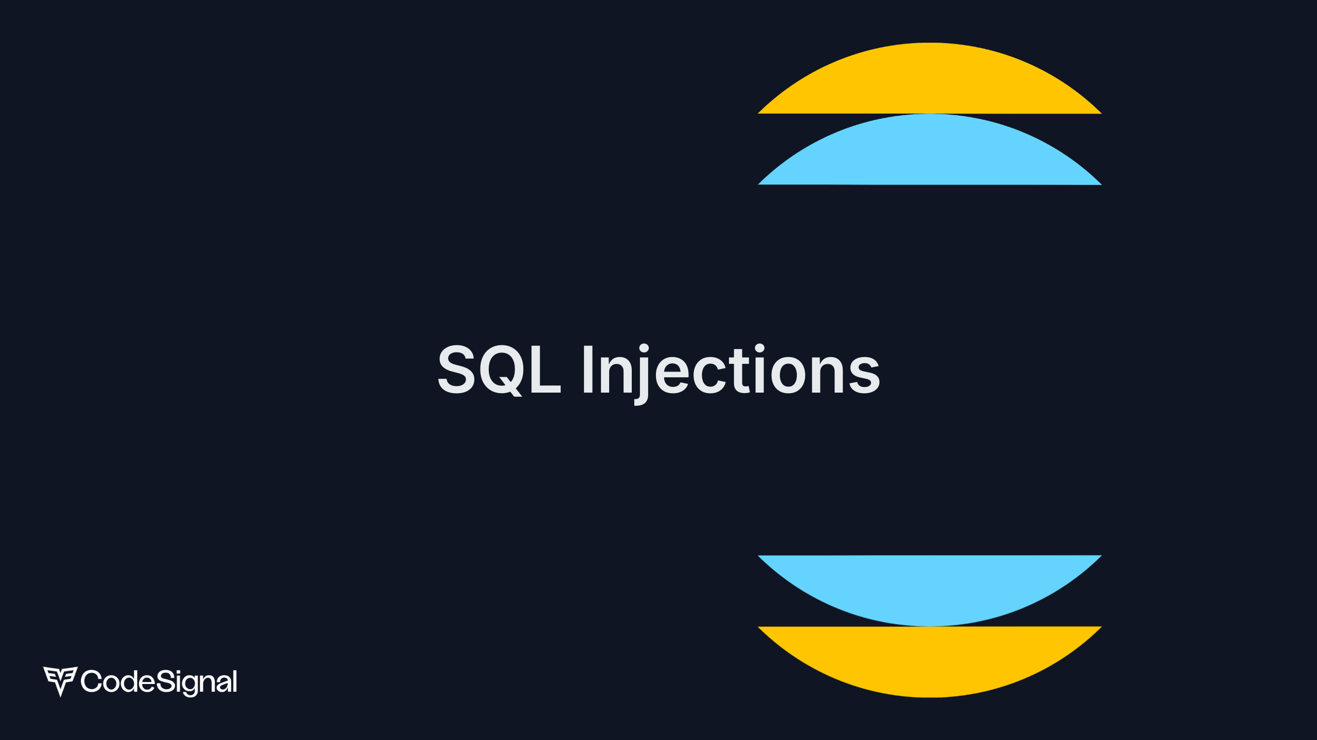 SQL Injections | CodeSignal Learn