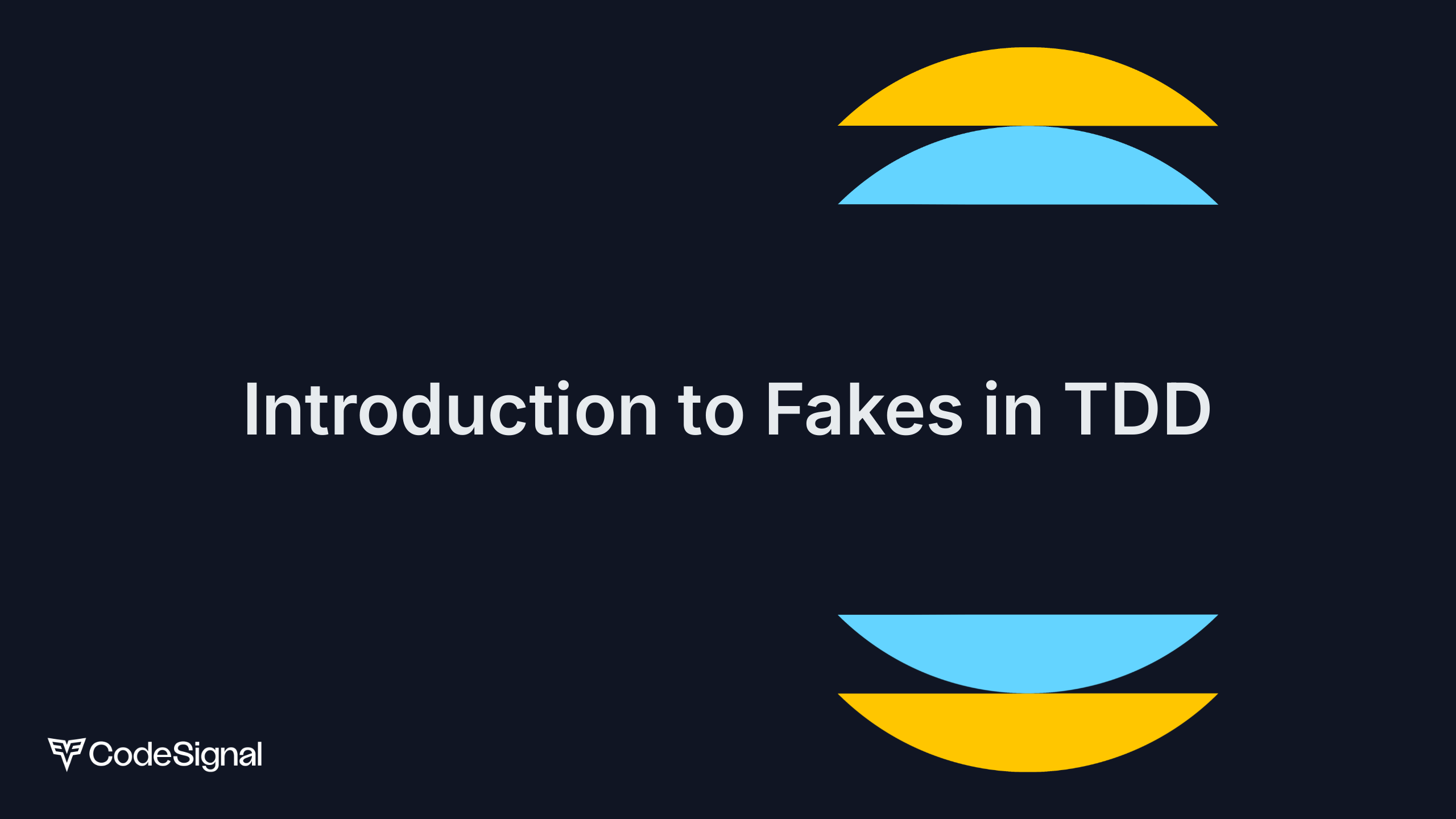 Isolating Dependencies with Test Doubles: Fakes | CodeSignal Learn Isolating Dependencies with Test Doubles: Fakes | CodeSignal Learn