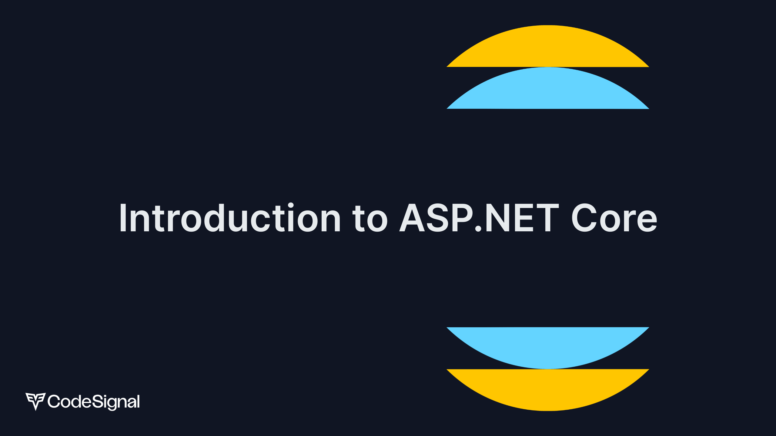 Introduction to ASP.NET Core | CodeSignal Learn