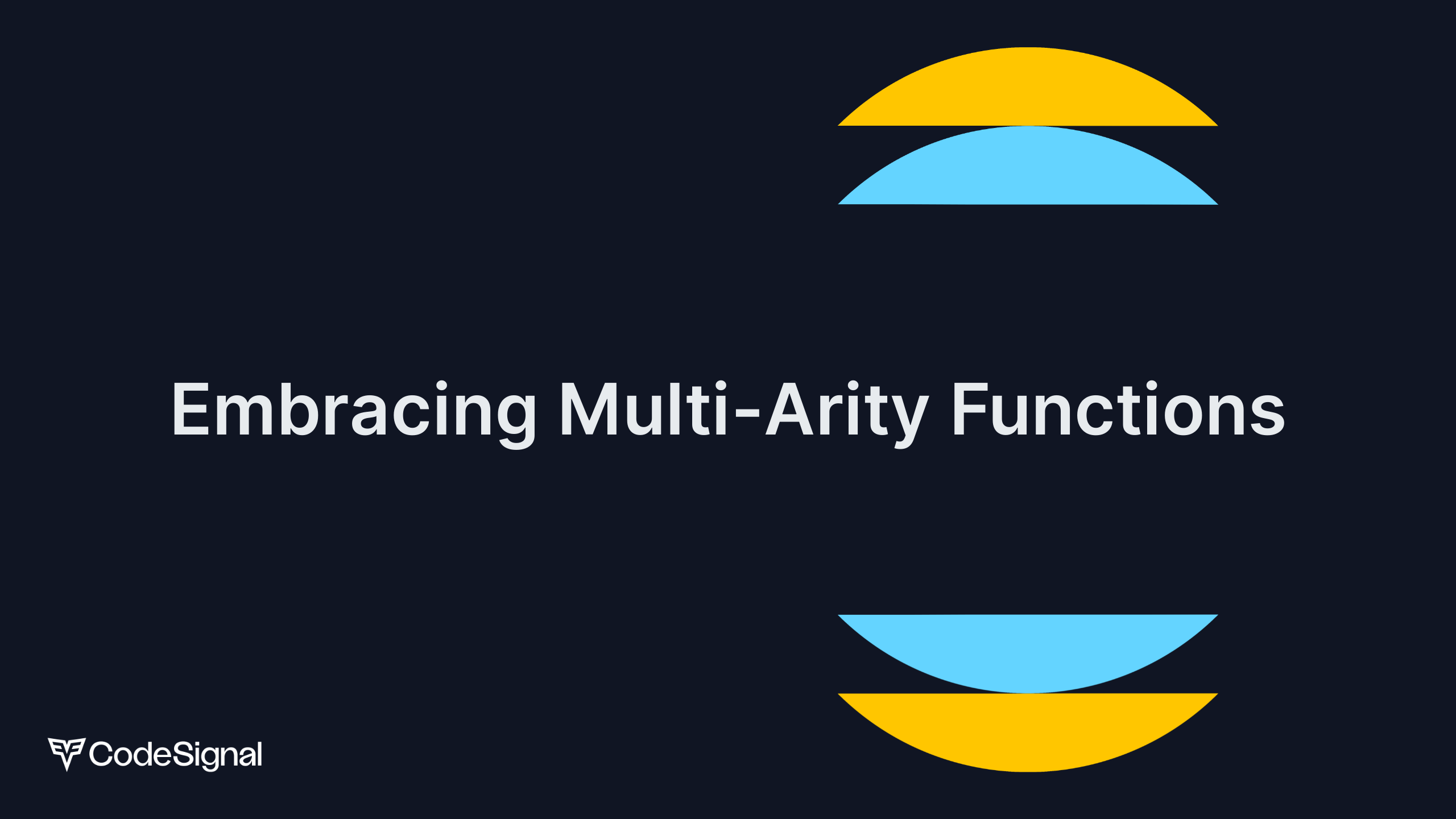 Multiple Arity | CodeSignal Learn