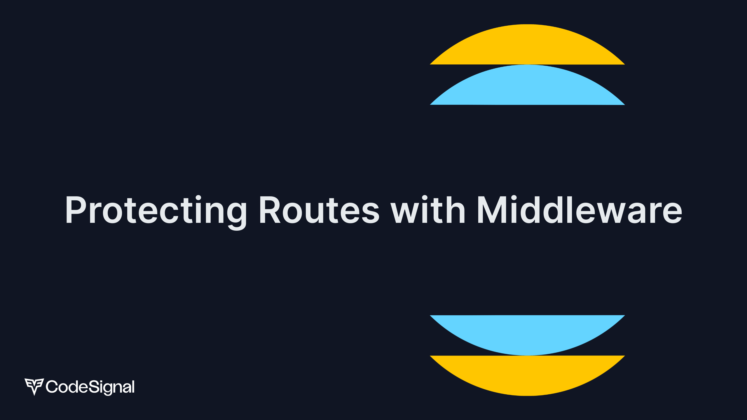 Protecting Routes with Middleware | CodeSignal Learn Protecting Routes with Middleware | CodeSignal Learn