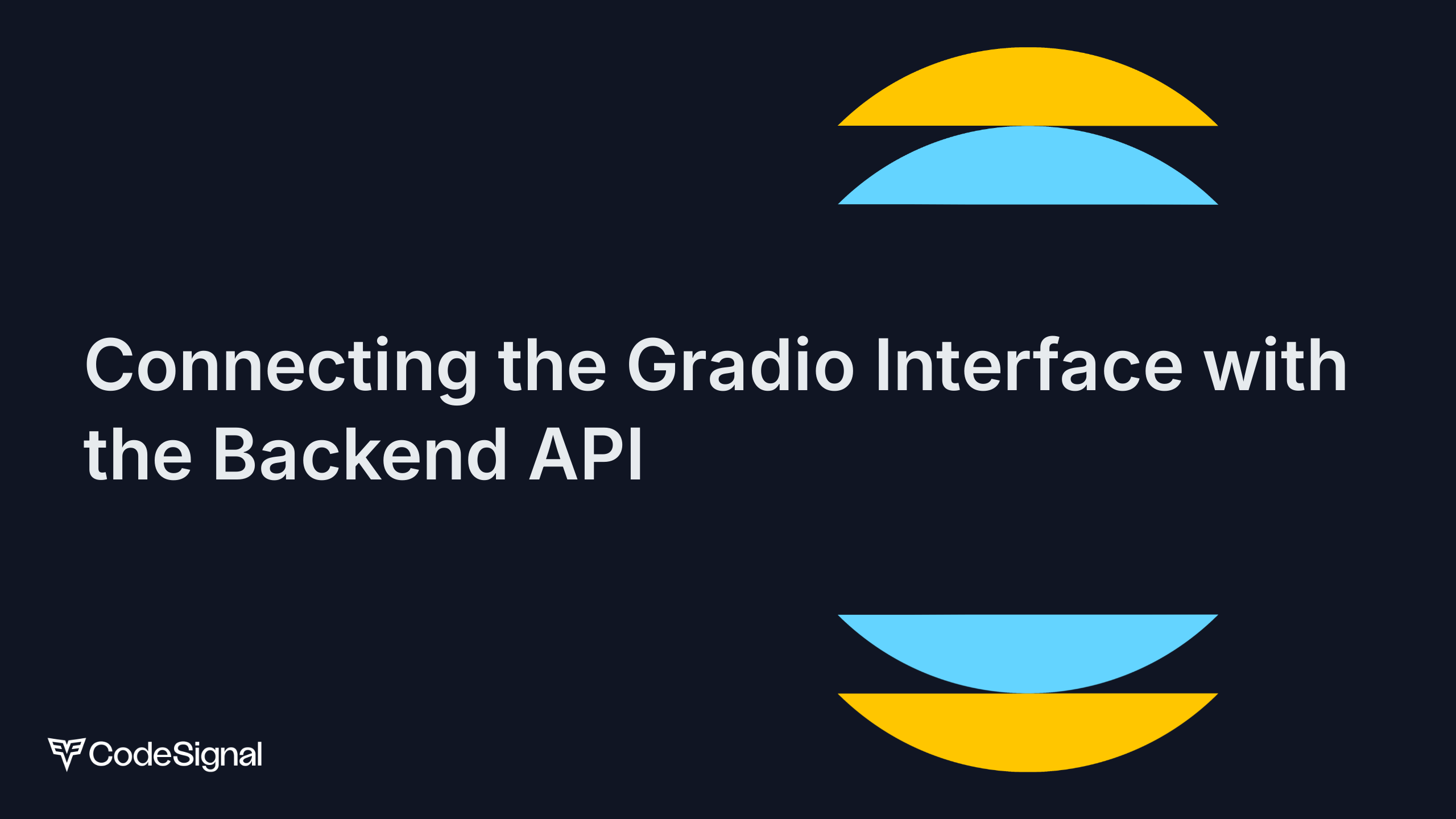 Connecting the Gradio Interface with the Backend API | CodeSignal Learn