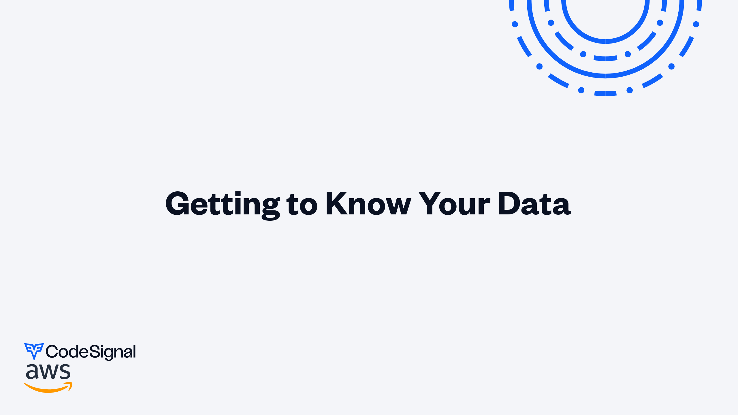 Getting to Know Your Data | CodeSignal Learn