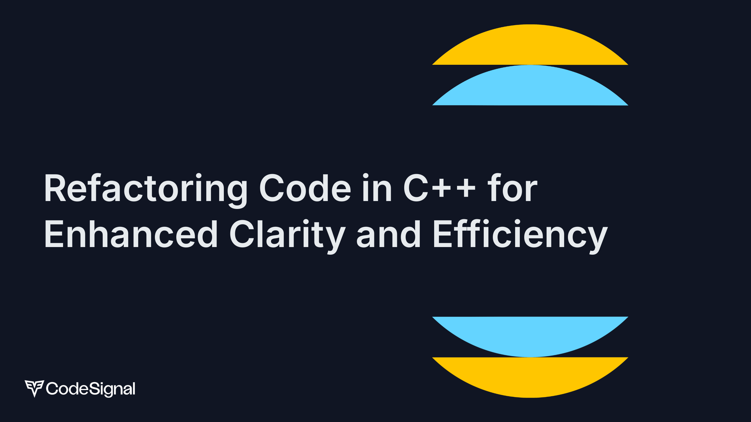 Refactoring Code In C For Enhanced Clarity And Efficiency Codesignal Learn