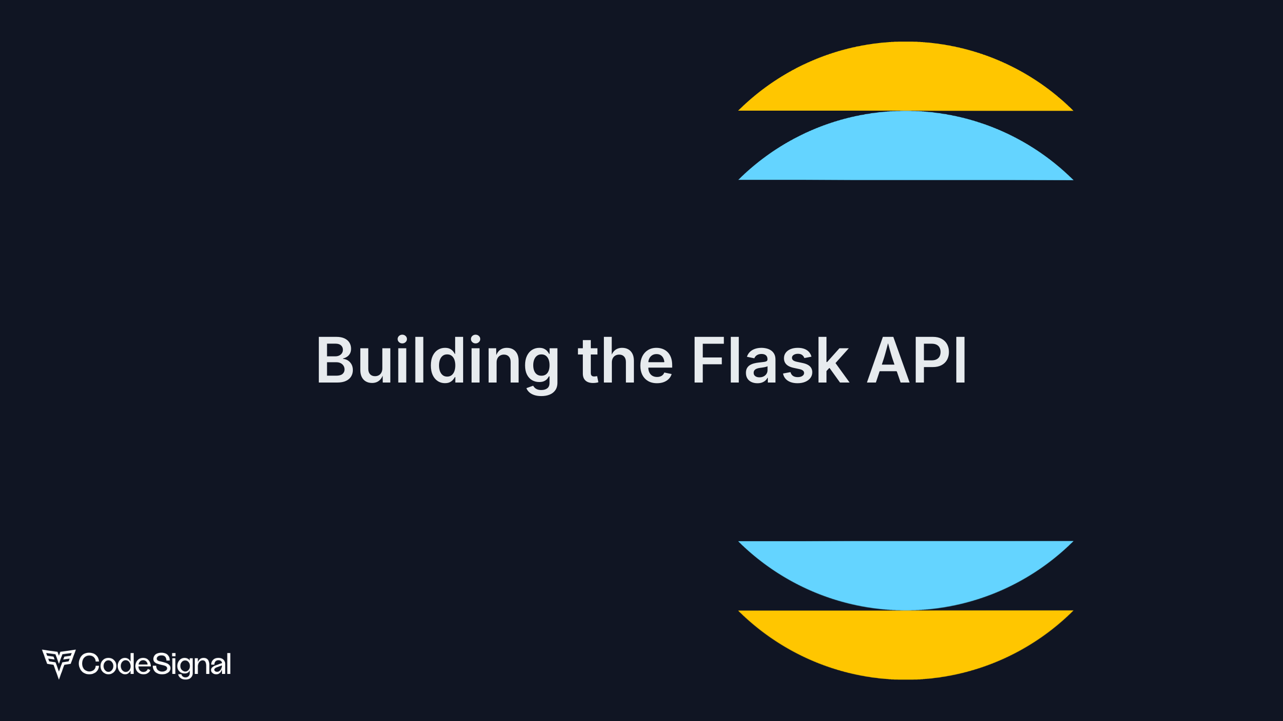 Building the Flask API | CodeSignal Learn