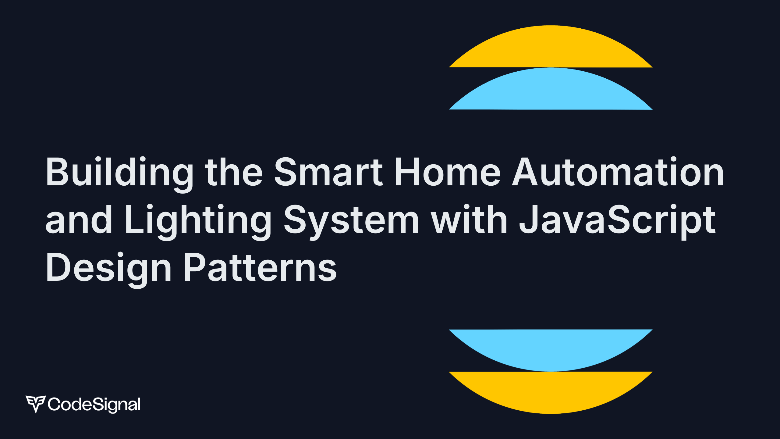 Building the Smart Home Automation and Lighting System with JavaScript ...