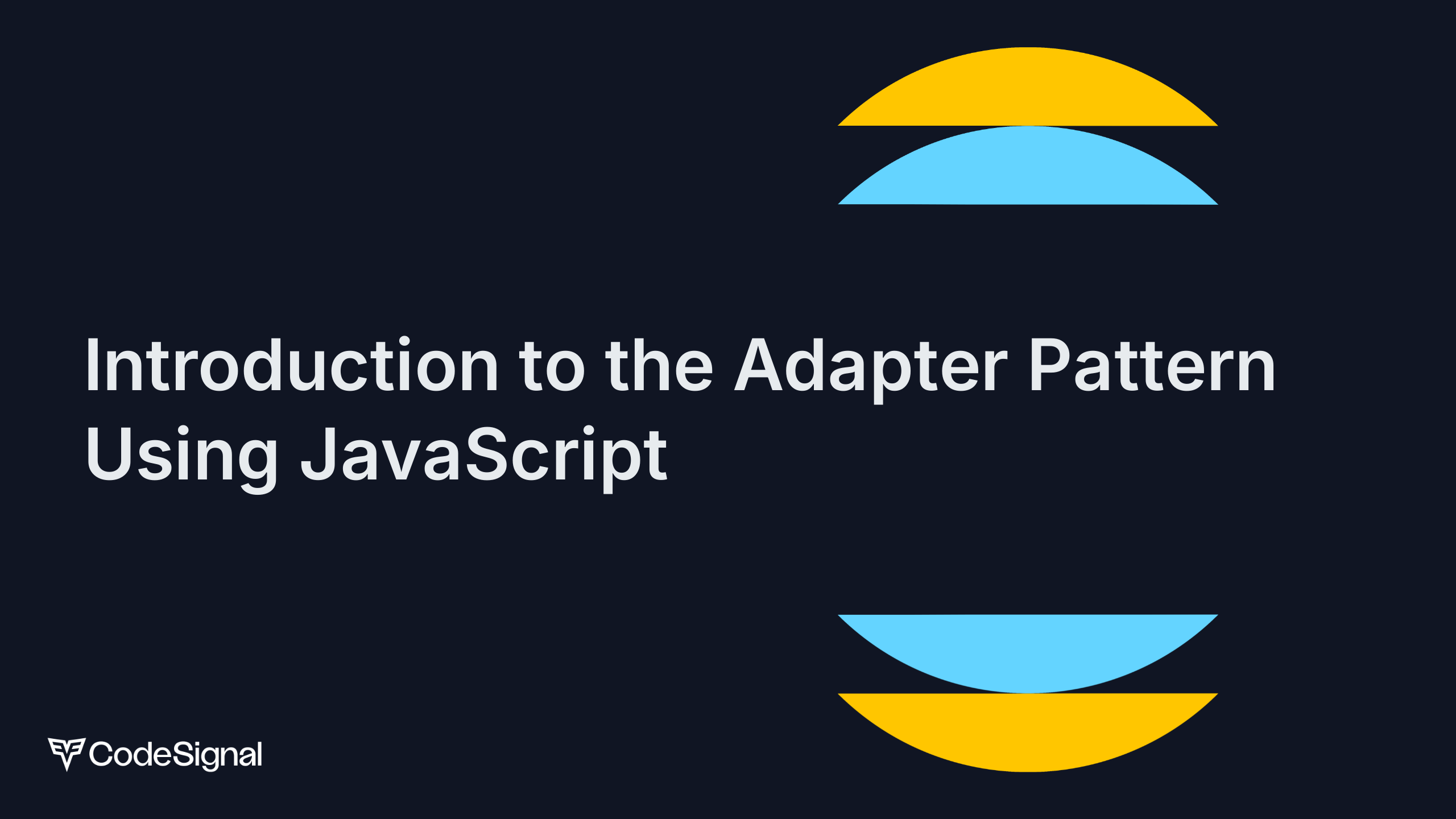Introduction to the Adapter Pattern Using JavaScript | CodeSignal Learn