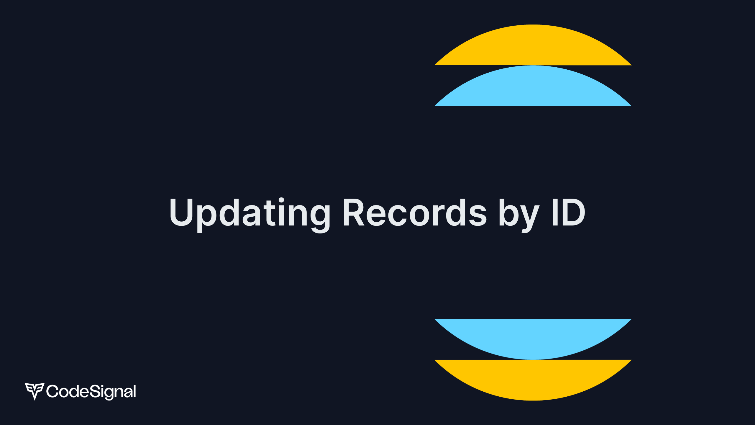 Updating Records by ID | CodeSignal Learn